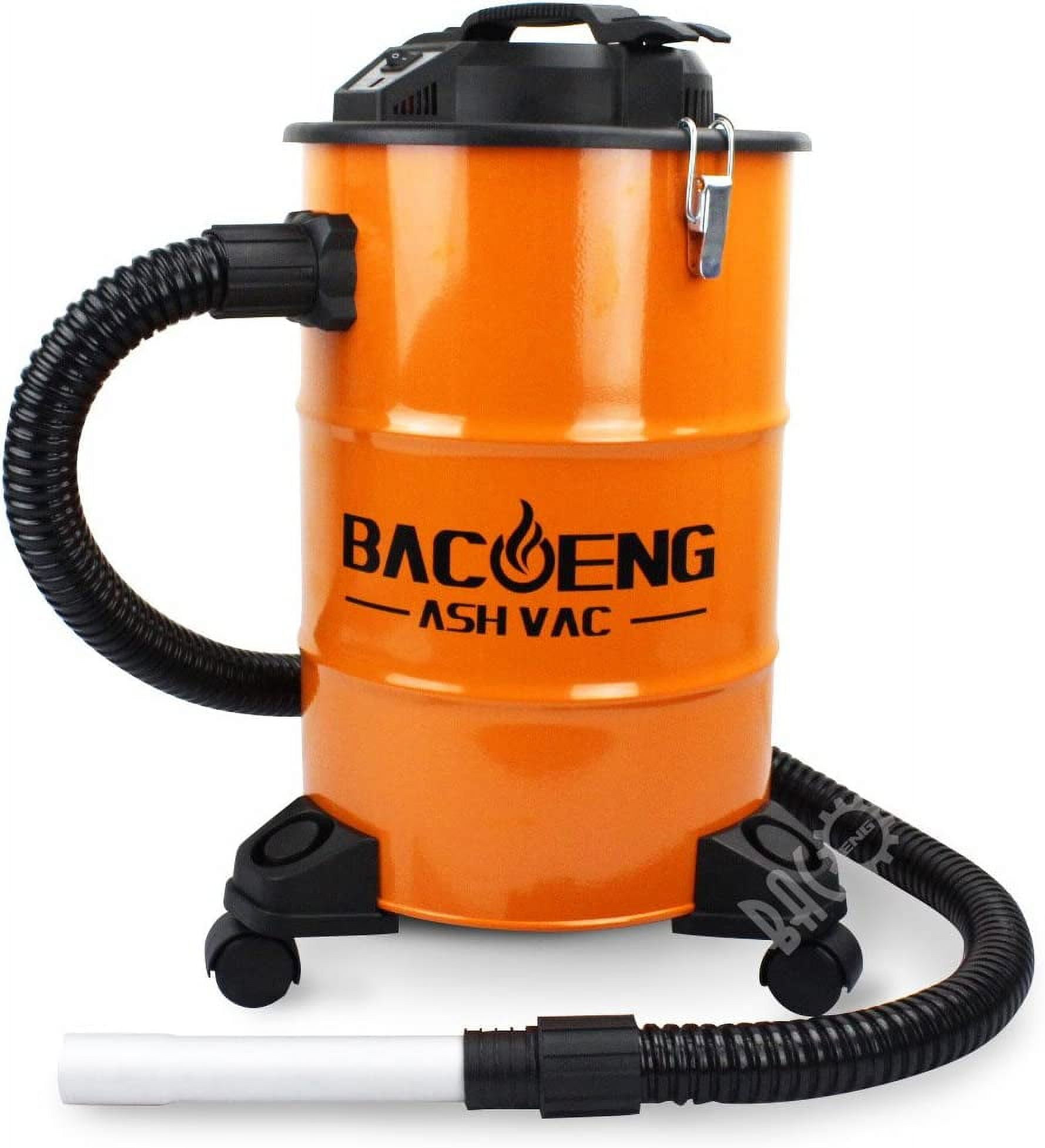 BACOENG 5.3-Gallon Heavy Duty Ash Vacuum Cleaner with Double Stage ...