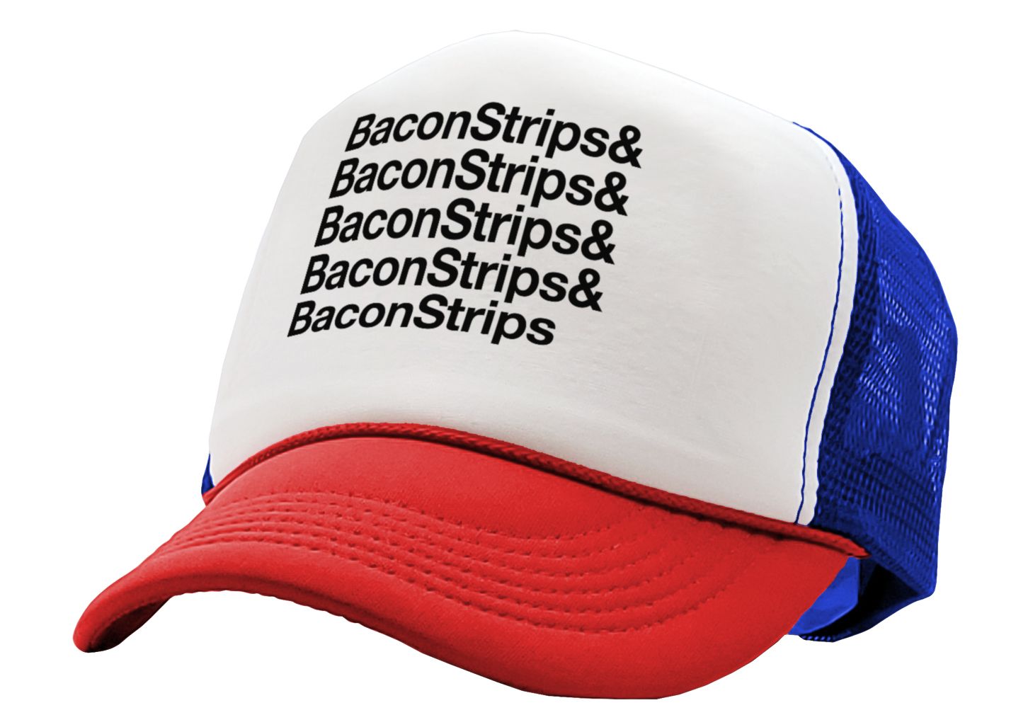 BACON STRIPS - epic food show - Vintage Retro Style Trucker Cap Hat (R ...