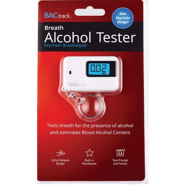 BACtrack Alcohol Tester Keychain Breathlyzer - Walmart Business Supplies
