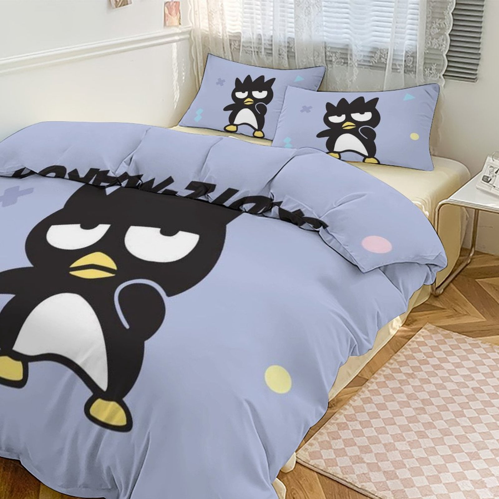 BAD BADTZ-MA-RU Bedding Set Anime Three-piece for Boys Girls Teens Full ...