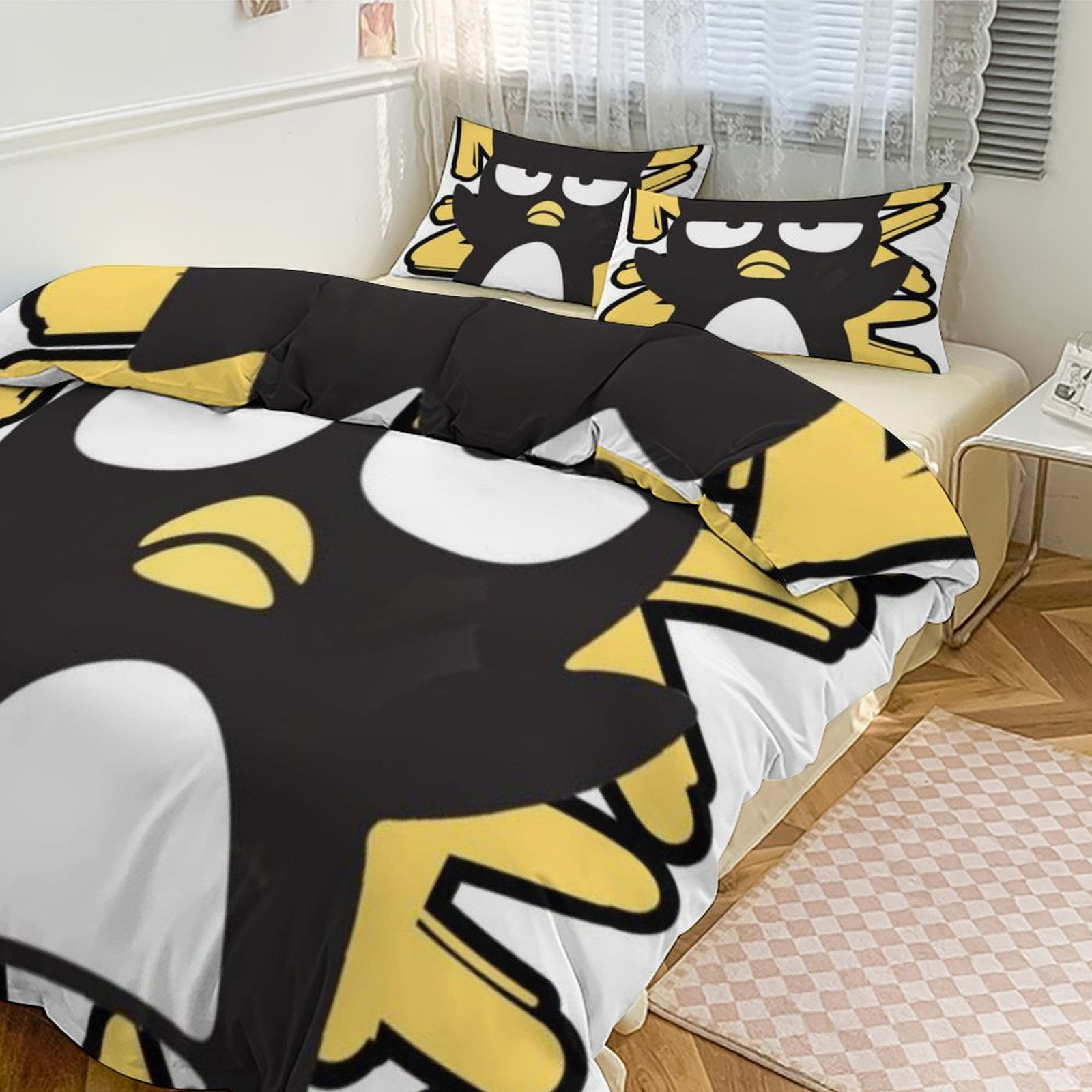 BAD BADTZ-MA-RU Bedding Set Anime Three-piece for Boys Girls Teens Full ...