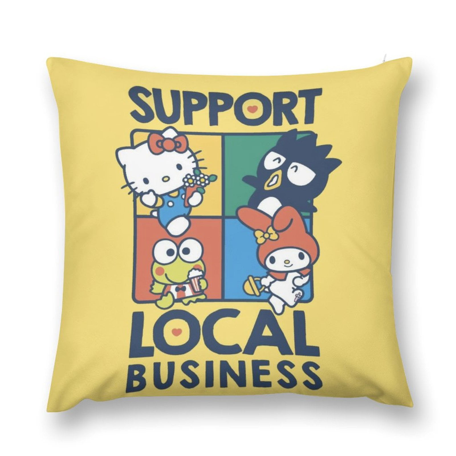 BAD BADTZ-MARU Pillowcase Cartoon Anime for Living Room Bedroom Office ...