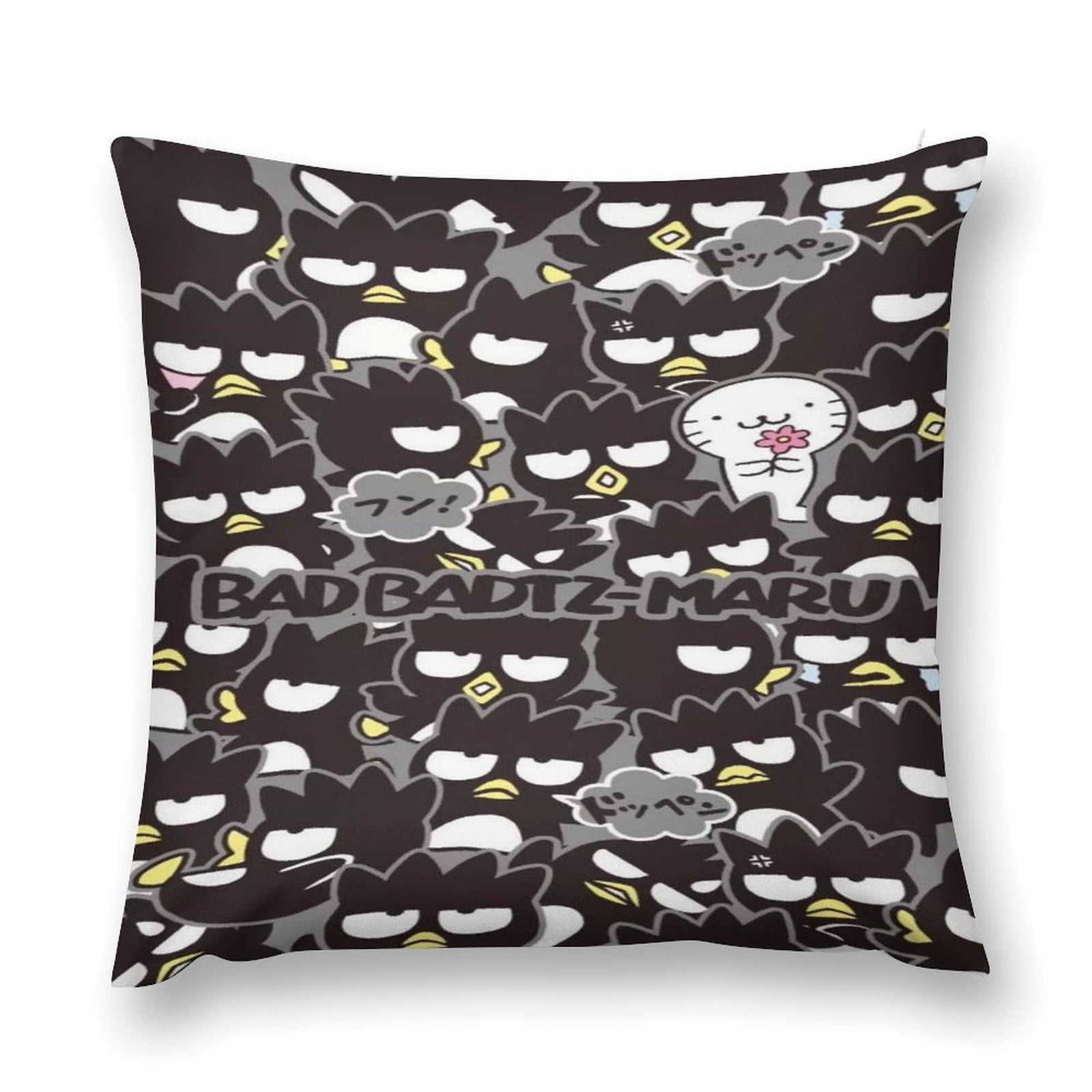 BAD BADTZ-MARU Pillowcase Cartoon Anime for Living Room Bedroom Office ...