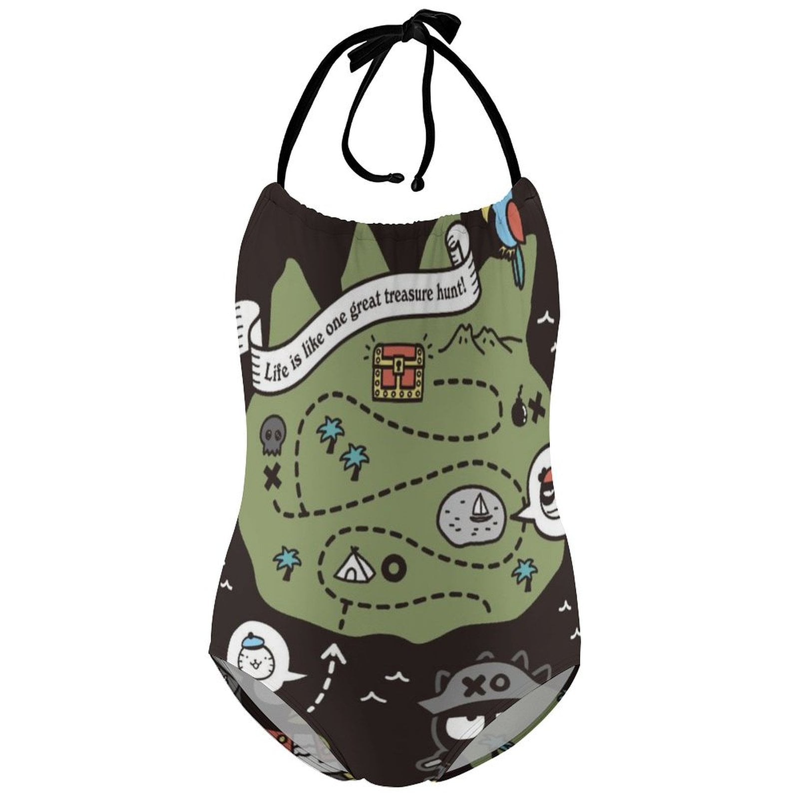 BAD BADTZ-MARU Swimsuit Anime Cute for Girls Gift 7-9Y（120cm） BAD BADTZ ...