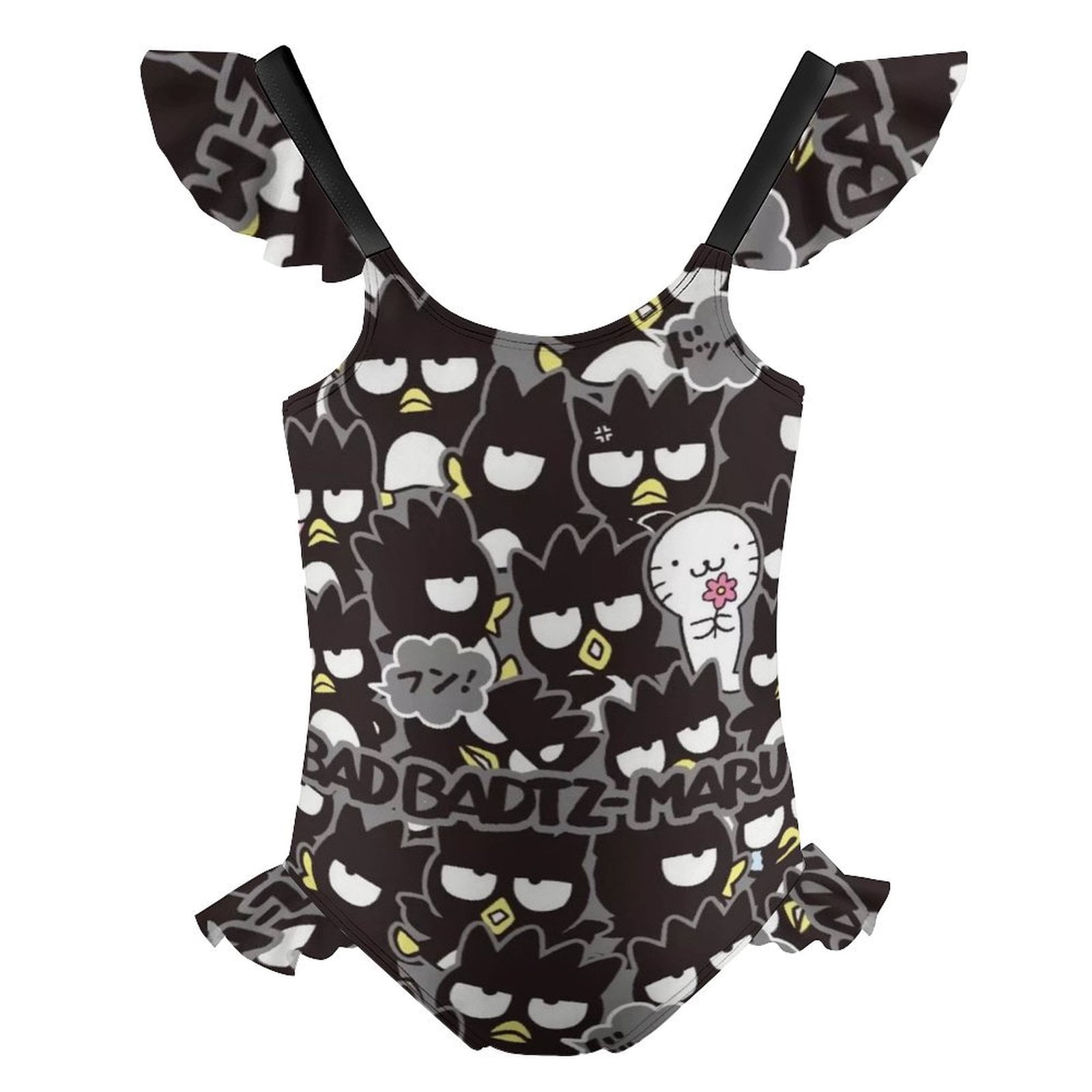BAD BADTZ-MARU Swimsuit Anime Cute for Girls Gift 8-10Y（130cm） BAD ...