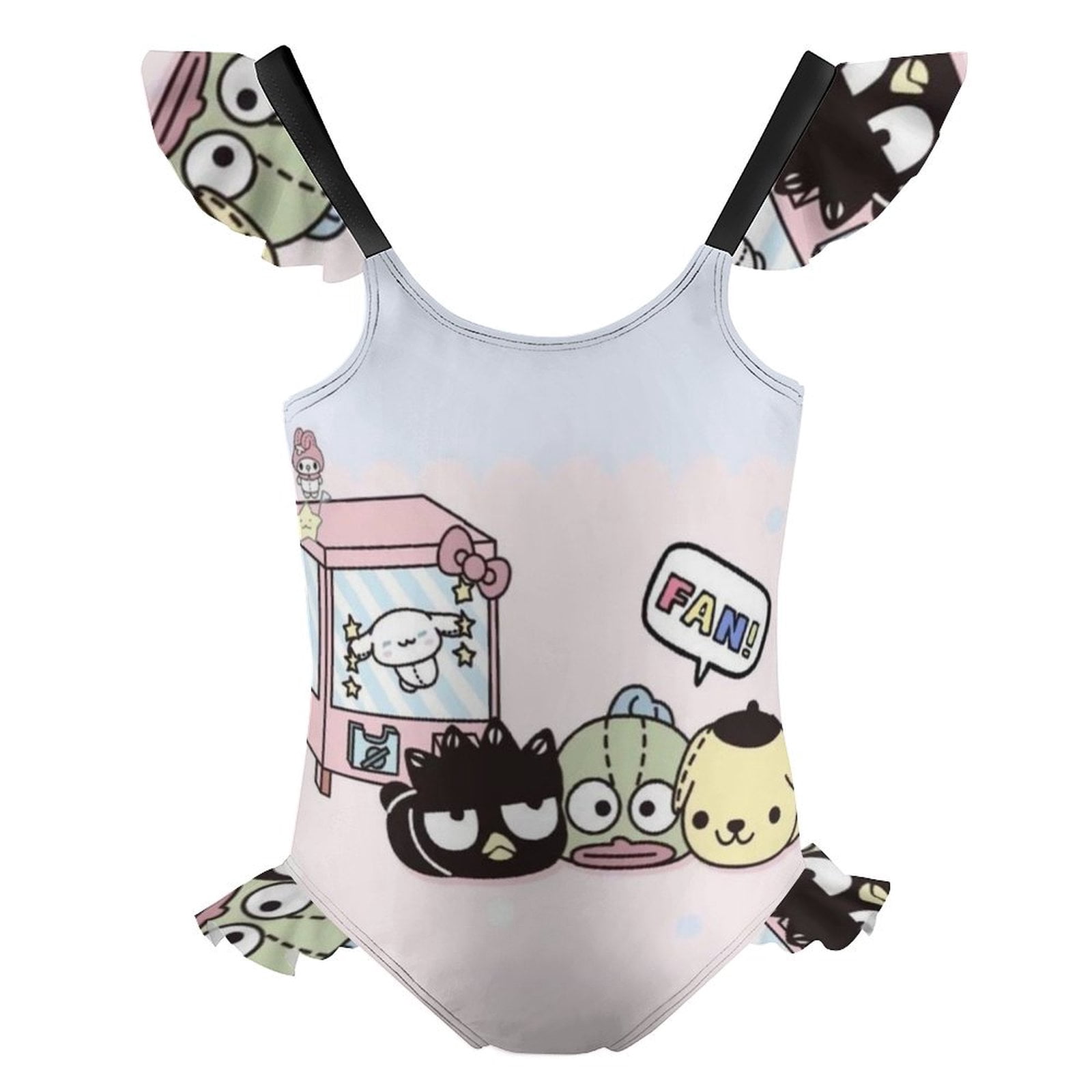 BAD BADTZ-MARU Swimsuit Anime Cute for Girls Gift 9-11Y（140cm） BAD ...