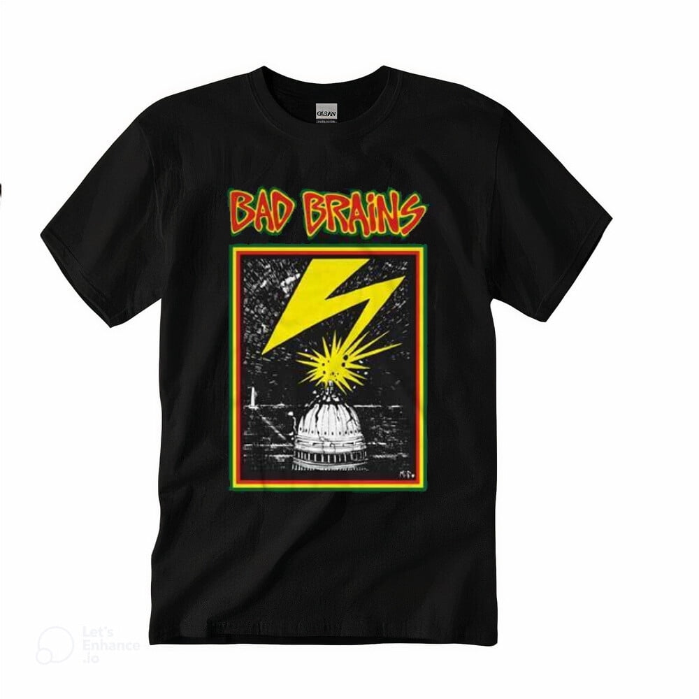 BAD BRAINS, Capitol T SHIRT, Brand New T Shirt, Short Sleeves T Shirt ...