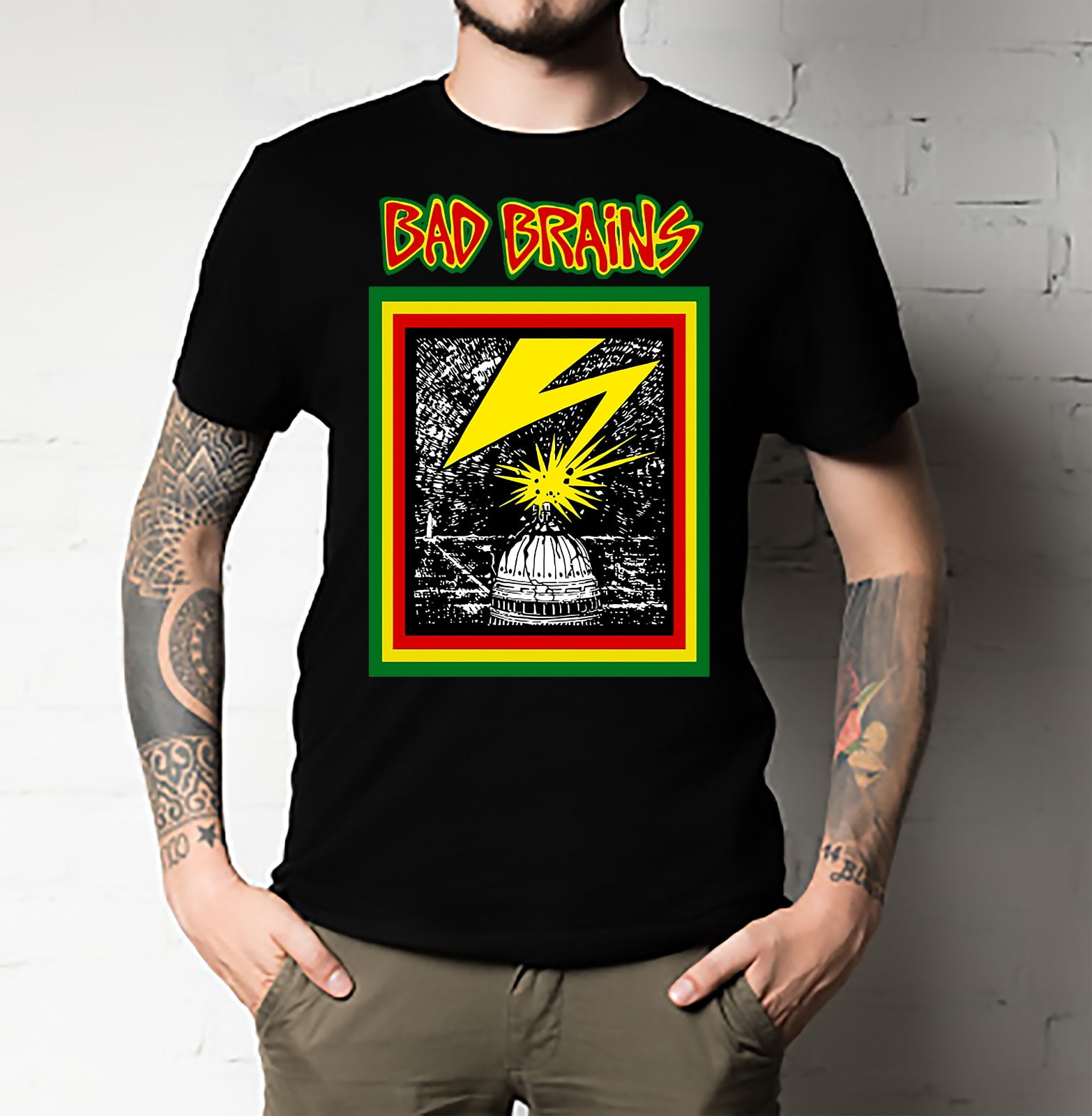BAD BRAINS - Capitol - T SHIRT S-M-L-XL-2XL T Shirt Brand New Officiel ...