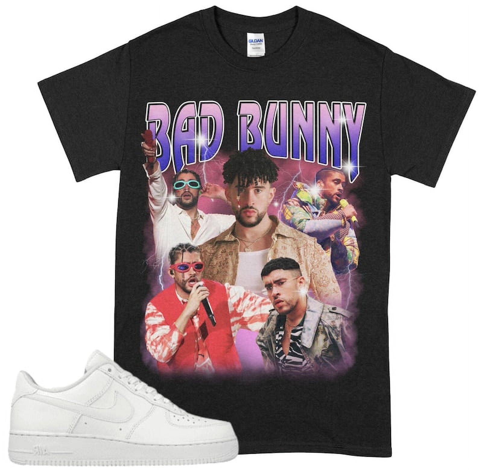 BAD BUNNY Shirt, Bad Bunny, Bad Bunny Retro Shirt, Bad Bunny Bootleg ...