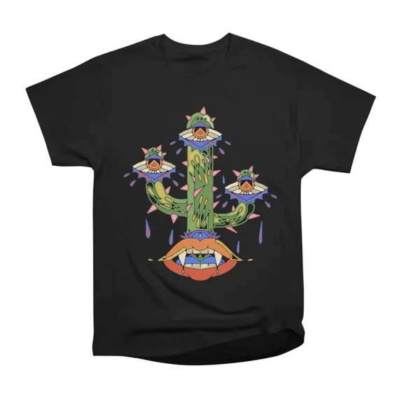 BAD CACTUS T-Shirt Tee Gift For Him Merch For Her Apparel For Friend ...