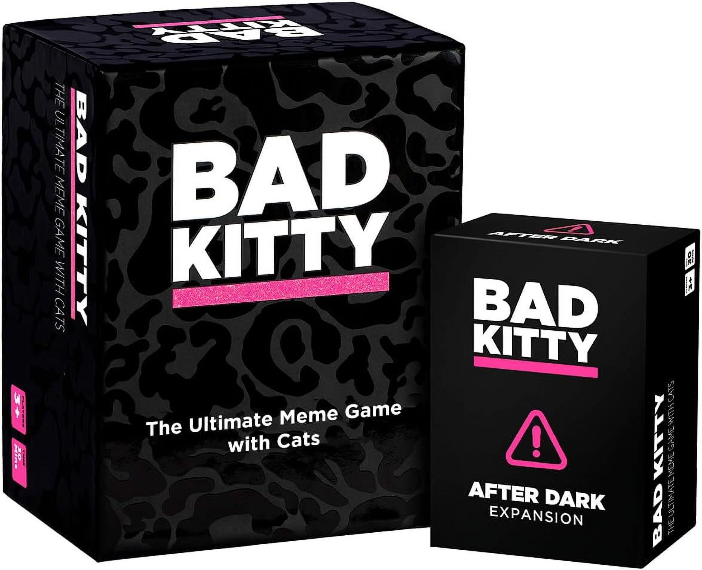 BAD KITTY Party Game + After Dark Expansion Set - The Ultimate Meme ...