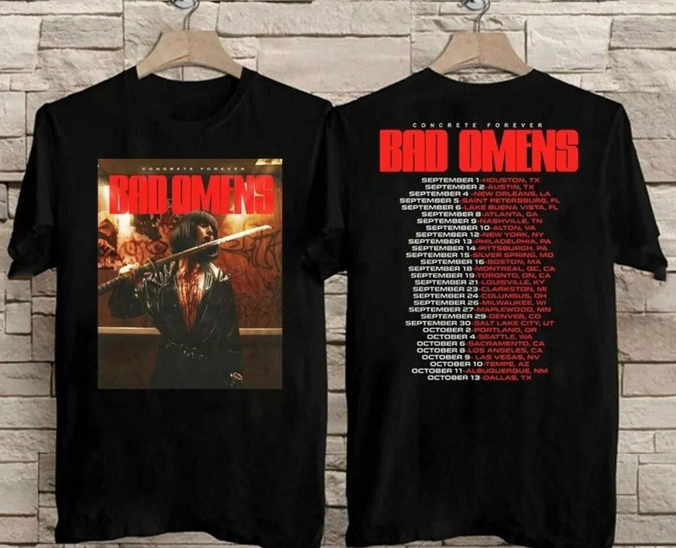 BAD OMENS Concrete Forever US Tour 2023 T-Shirt, Bad Omens Concert Fall ... BAD OMENS Concrete Forever US Tour 2023 T-Shirt, Bad Omens Concert Fall ...