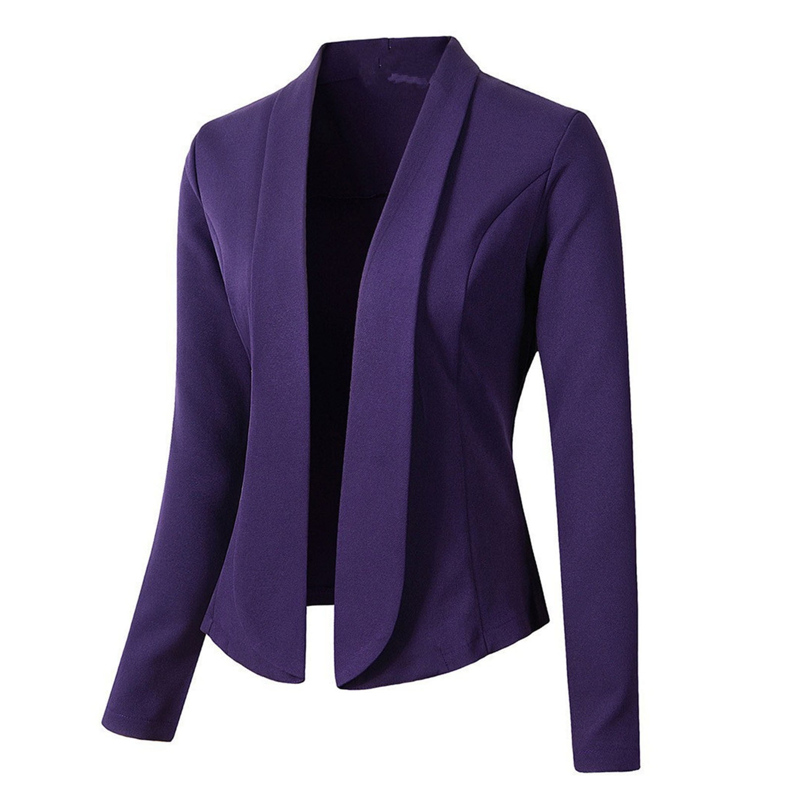 BADHUB Blazers for Women Business Casual,Solid Color Blazer Cardigan ...