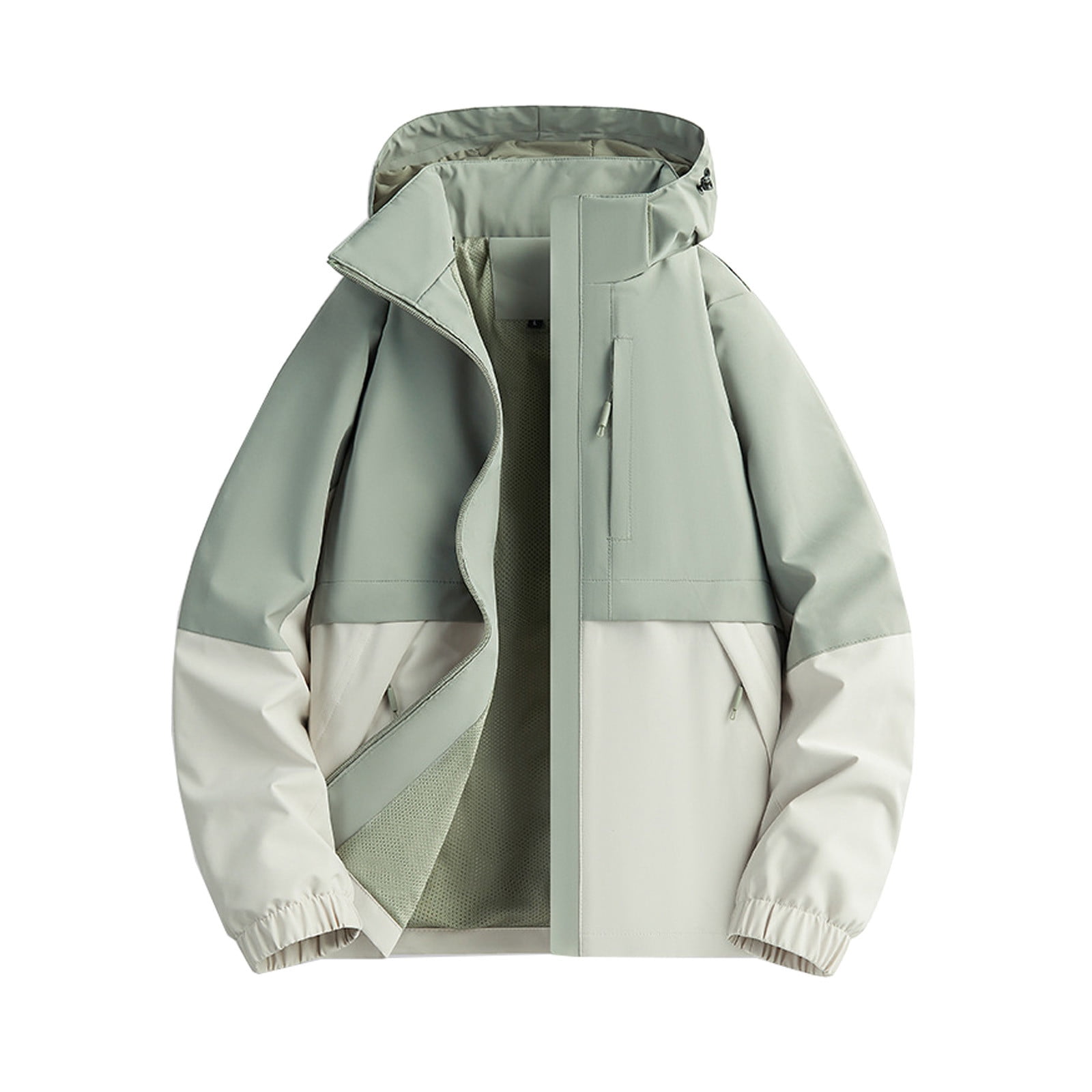 BADHUB Men's Lightweight Rain Jacket Big & Tall Coat Waterproof ...