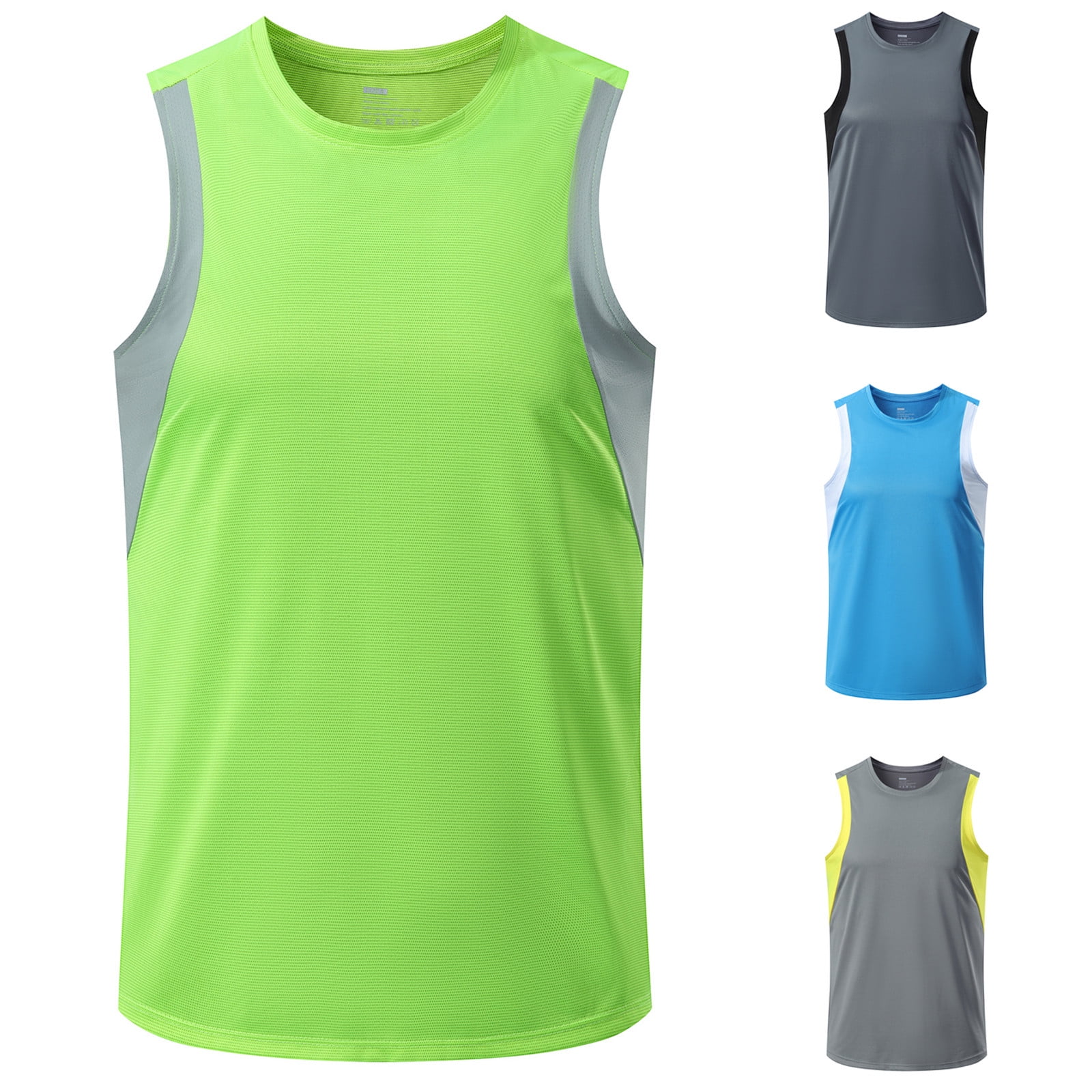 BADHUB Men's Quick Dry Tank Tops Running Training Performance ...