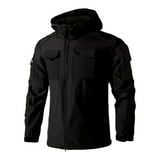 BADHUB Tactical Softshell Jackets for Men Fleece Lined Waterproof ...