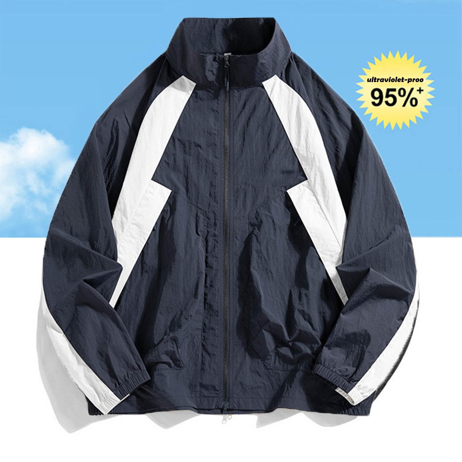 BADHUB UPF 50+ Unisex Sun Protection Outdoor Hooded Jacket Waterproof ...