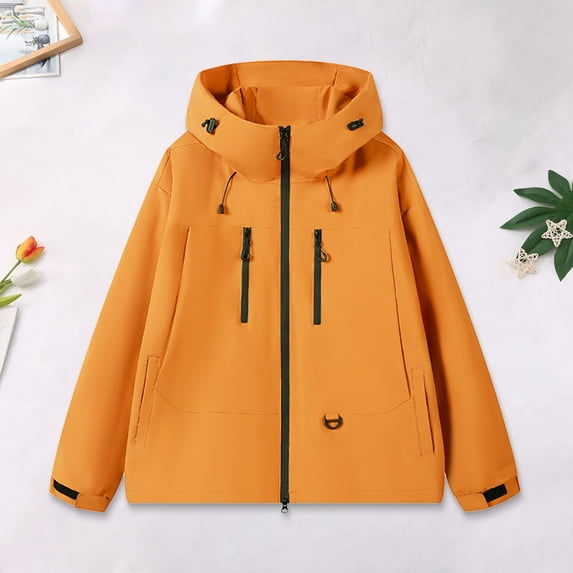 BADHUB Unisex Outdoor Waterproof Jacket Lightweight Trekking ...