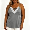 BADHUB Womens Plus Size Halter Top Summer Casual V Neck Tank Tops ...