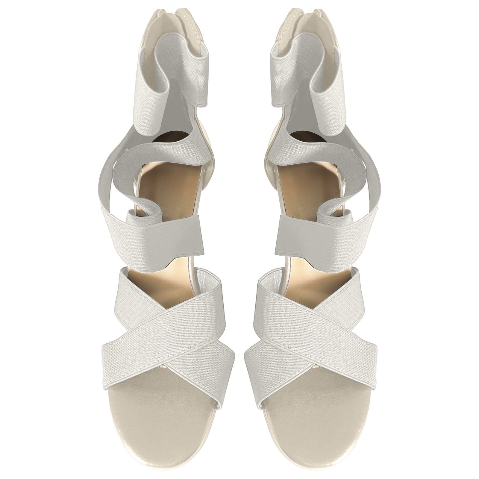 BADHUD Strappy Stilettos for Women Dressy, Open Toe Pump Heel Sandals ...