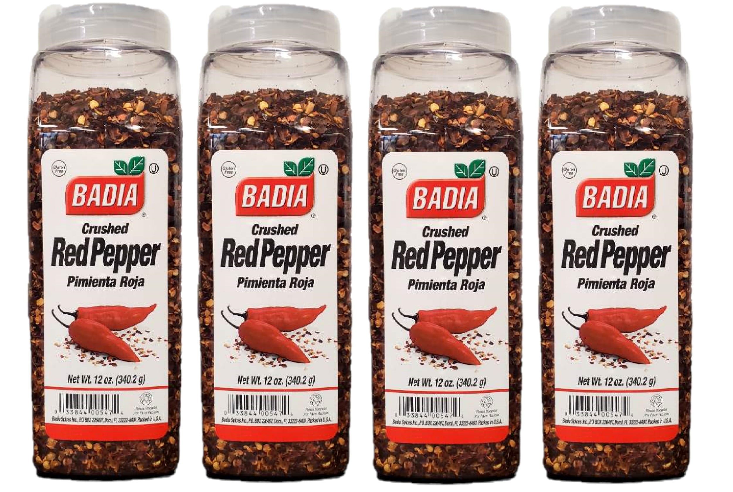 BADIA Crushed Red Pepper, 12oz - Pack of 4 - Walmart.com