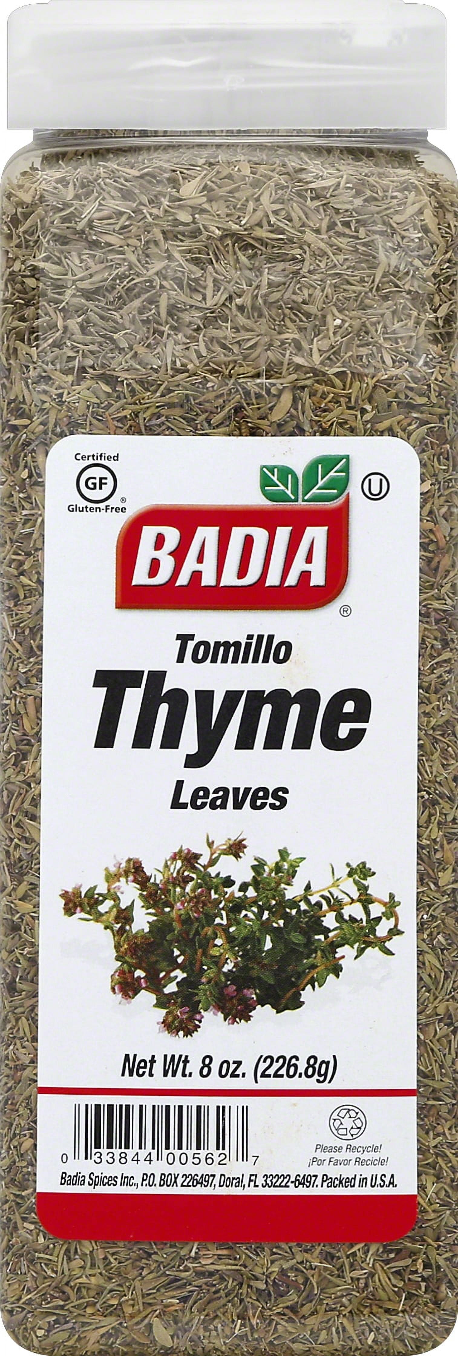 BADIA Thyme, Leaves, 8.0 OZ - Walmart.com
