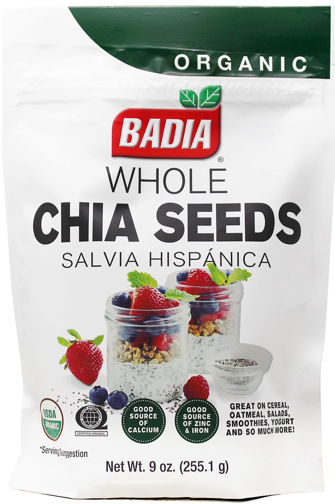 BADIA - Whole Chia Seeds 9OZ ( Pack of 8) - Walmart.com
