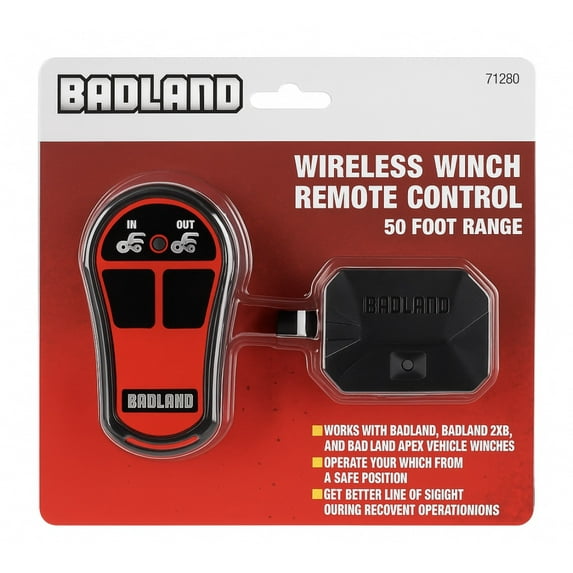 BADLAND Wireless Winch Remote Control 50 Foot Range - Walmart.com