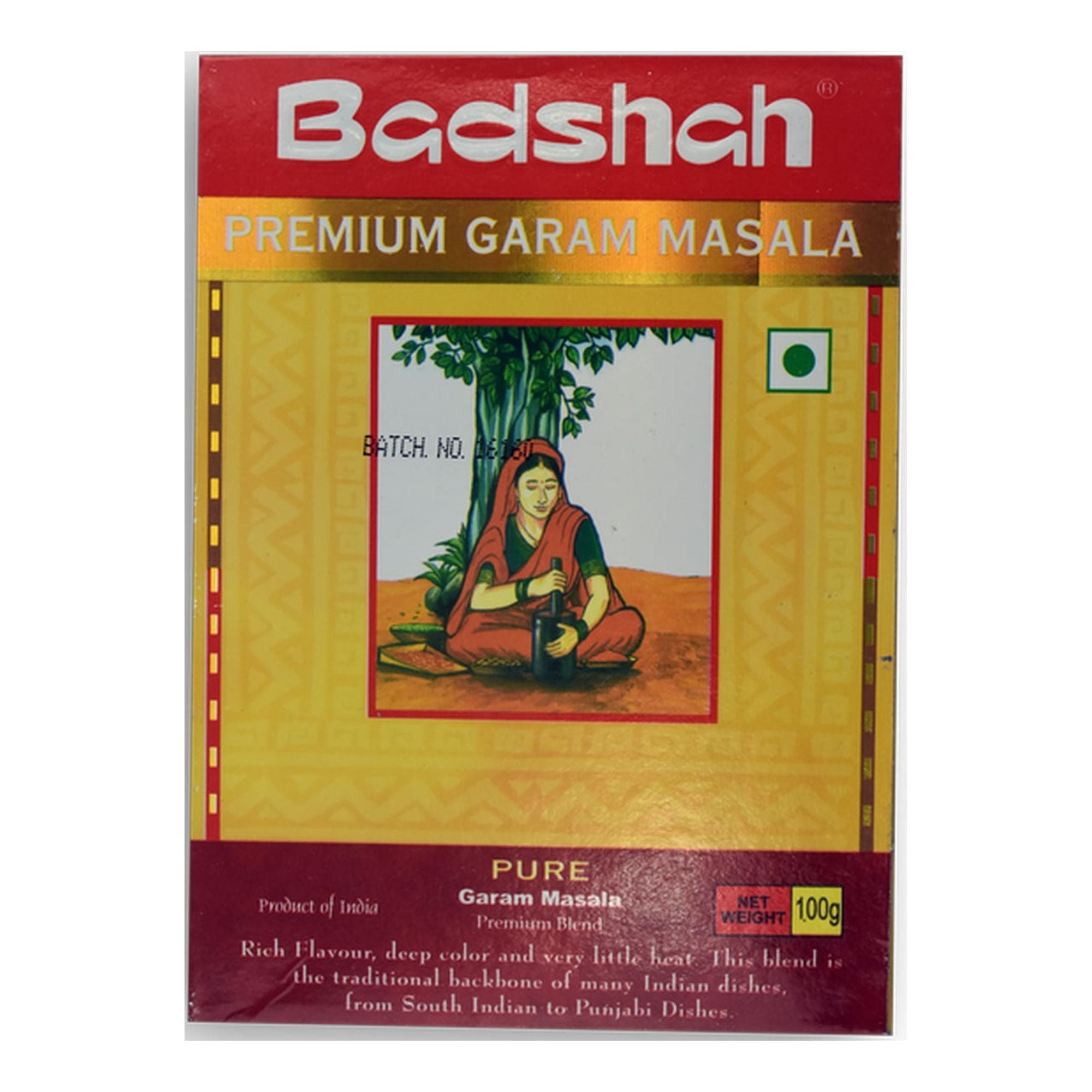 BADSHAH Premium Indian Seasoning Garam Masala Powder - 100 Grams (3 ...