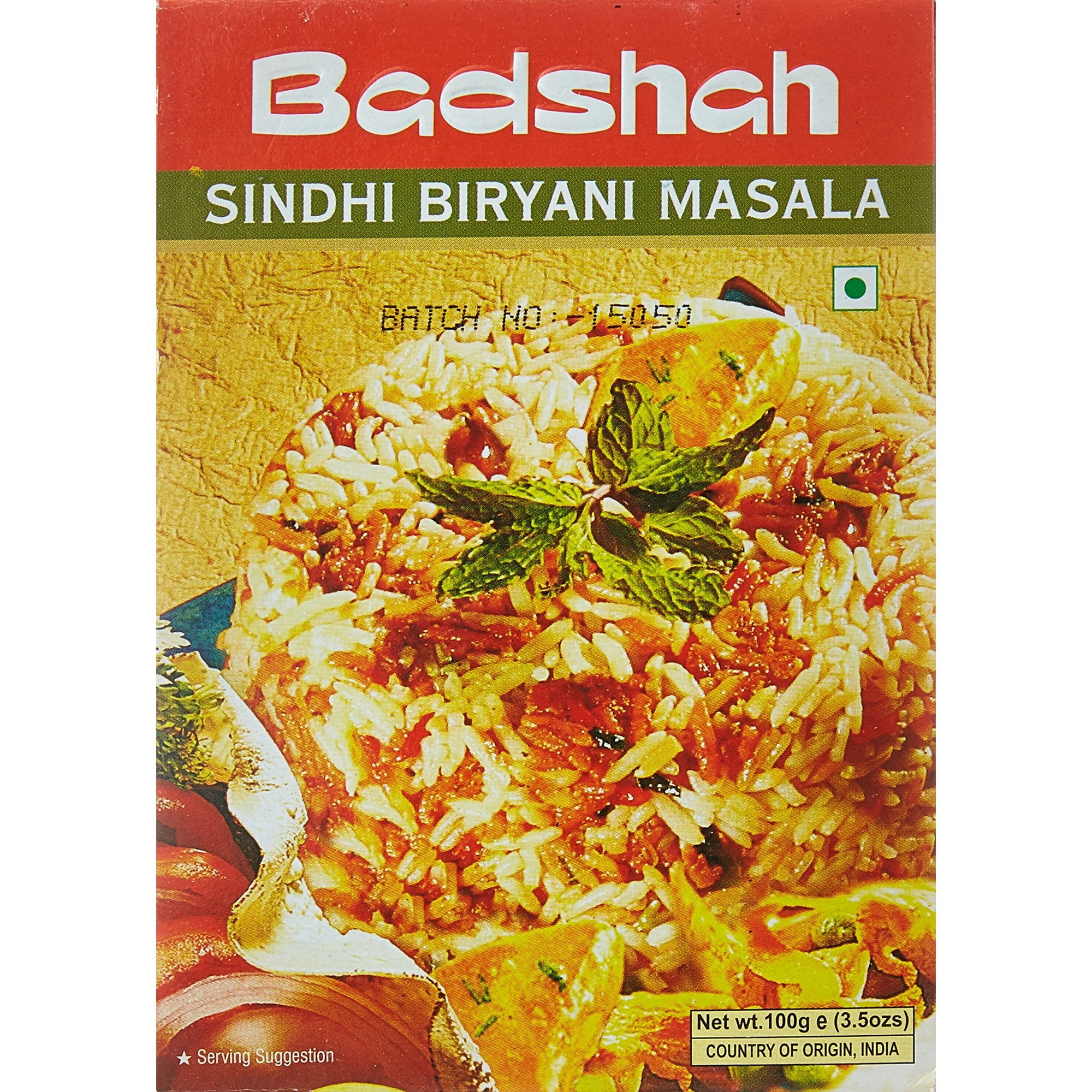 Badshah Seasoning Mix Sindhi Biryani Pulav Masasla 100g - Walmart.com