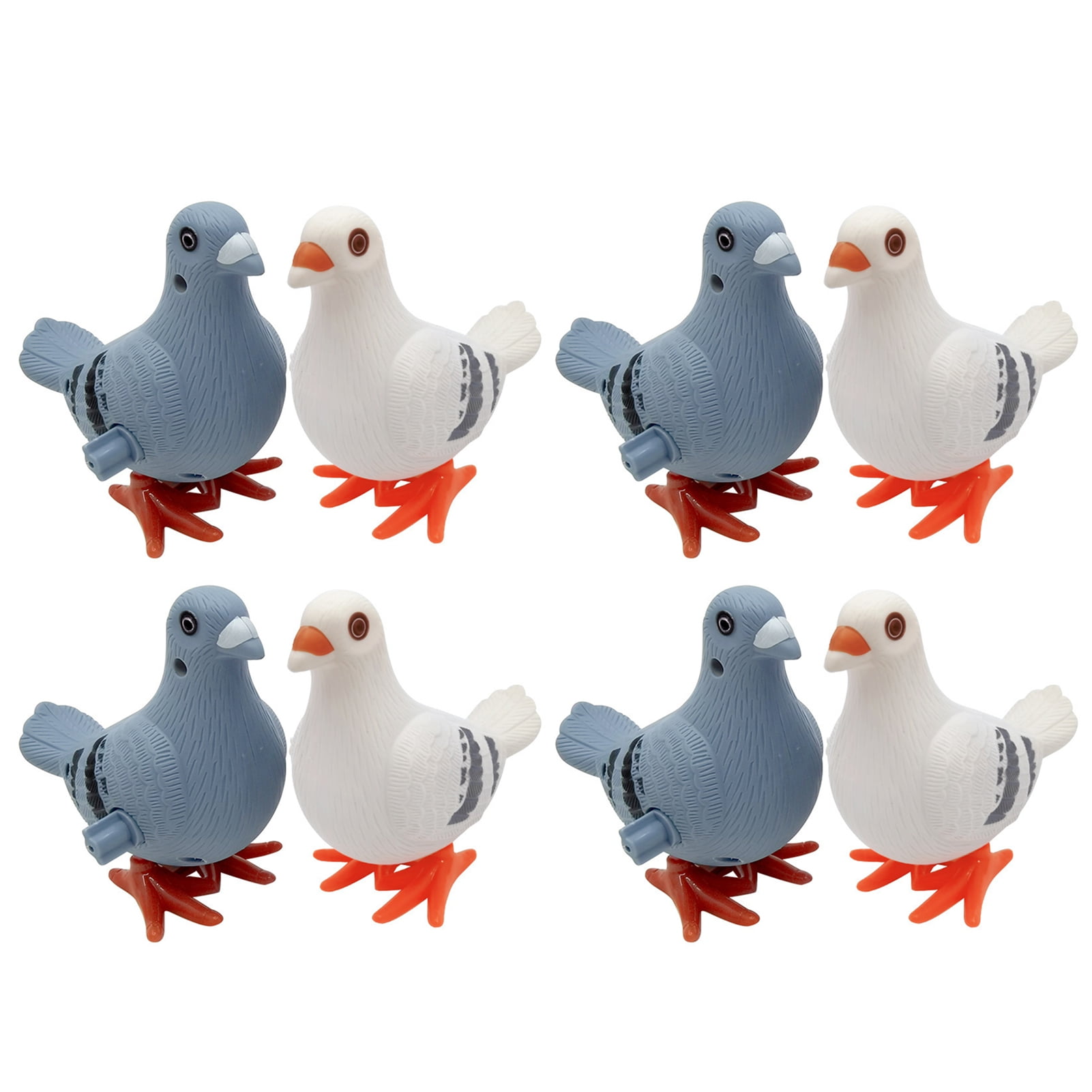 BAELLERT 1/2/3/5/8/10Pcs Wind-up Pigeon Toy Jumping Pigeon Spring ...