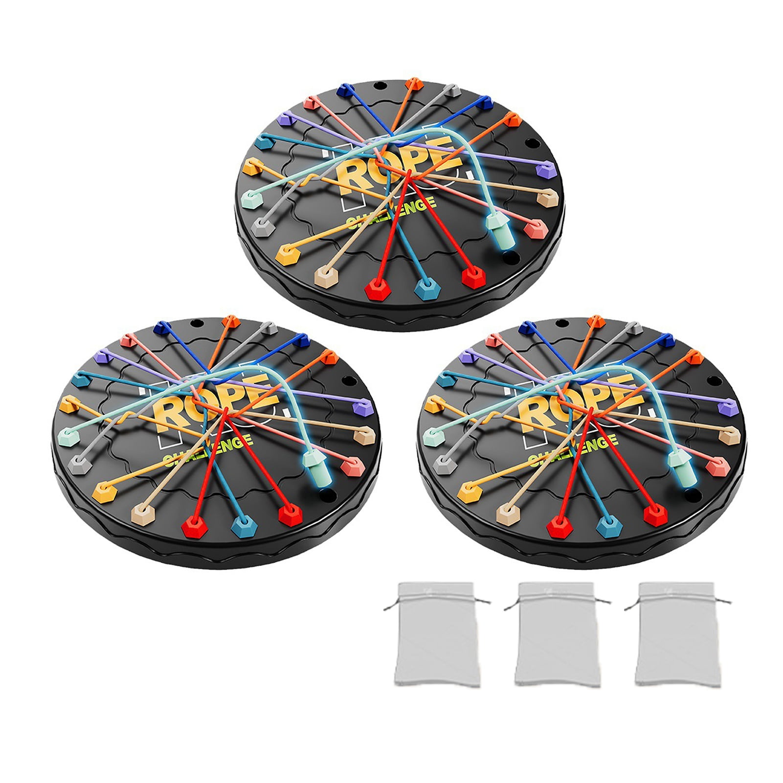 BAELLERT 1/2/3 Sets Kids Rope Untangling Game Twisted Rope Knots ...