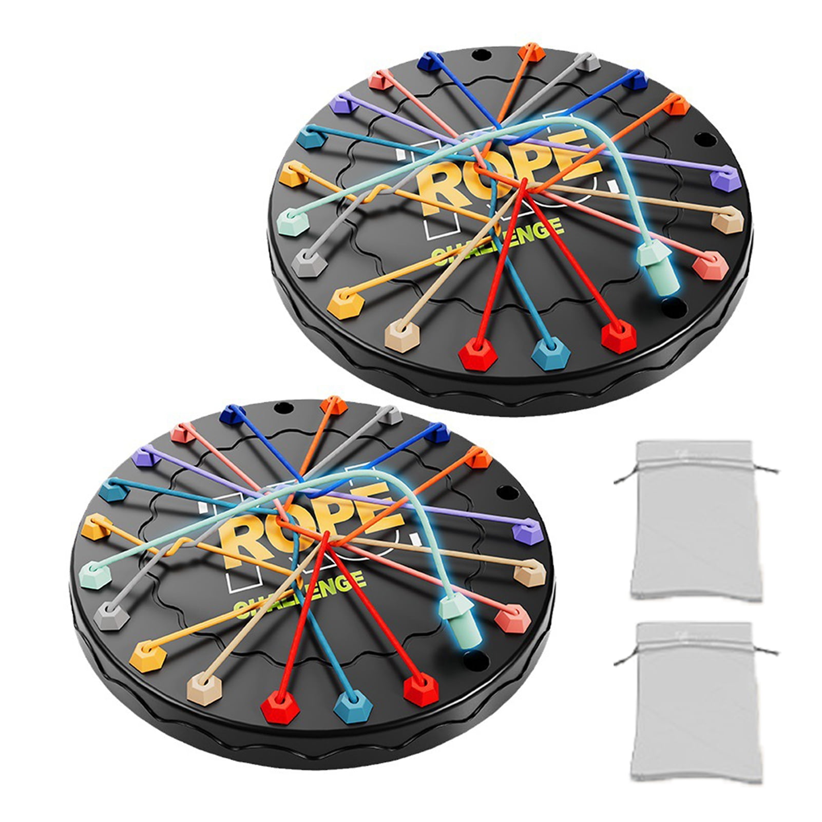 BAELLERT 1/2/3 Sets Kids Rope Untangling Game Twisted Rope Knots ...