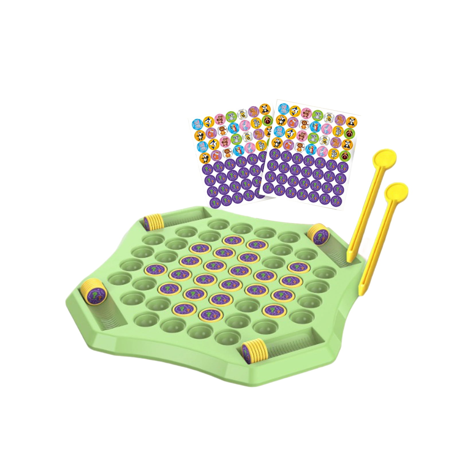 BAELLERT 1/2 Sets Kids Memory Flip Chess Game 2 Players Animal Fruit ...