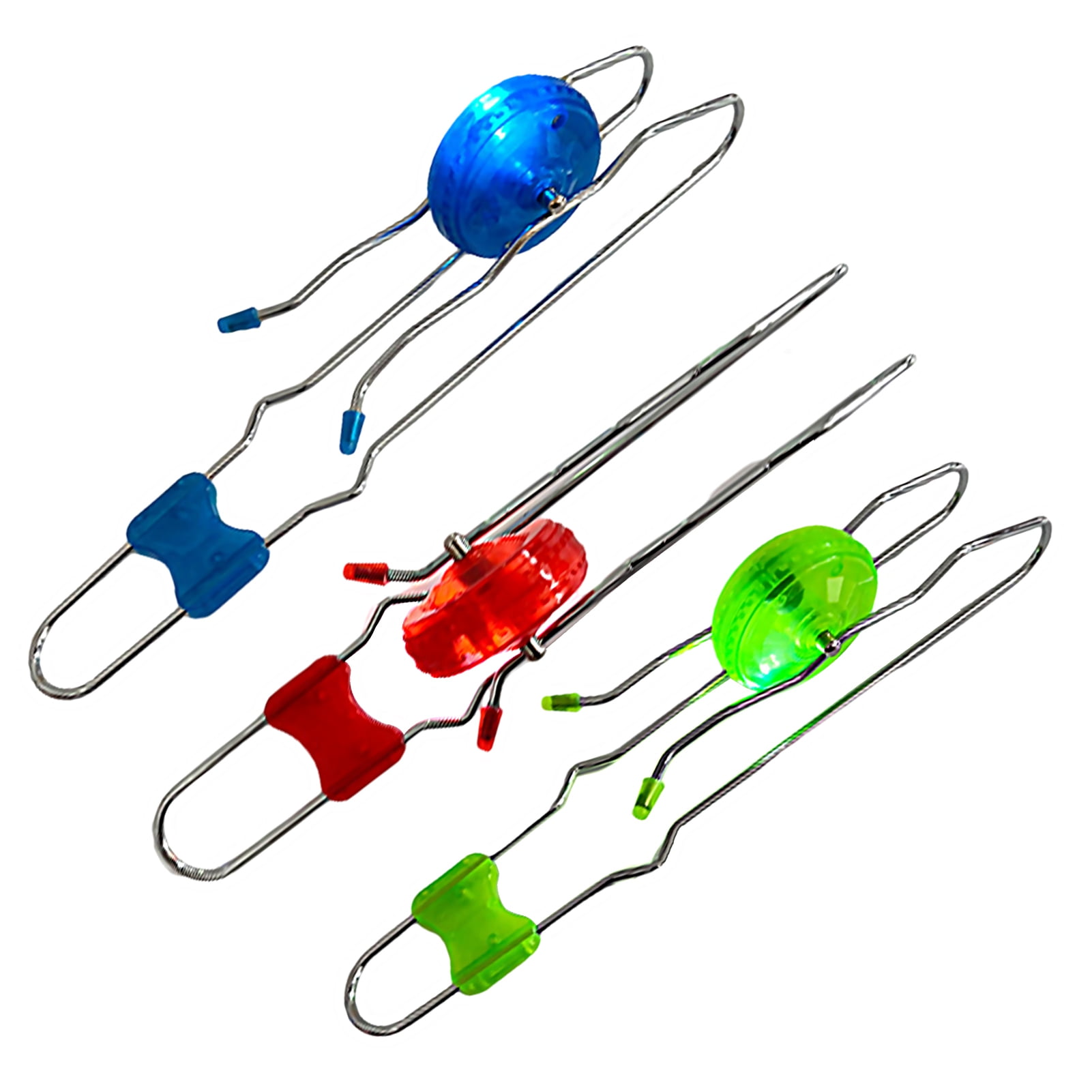 BAELLERT 1/3Pcs Retro Gyro Wheel Toy Stress Relief Light Up Rail ...