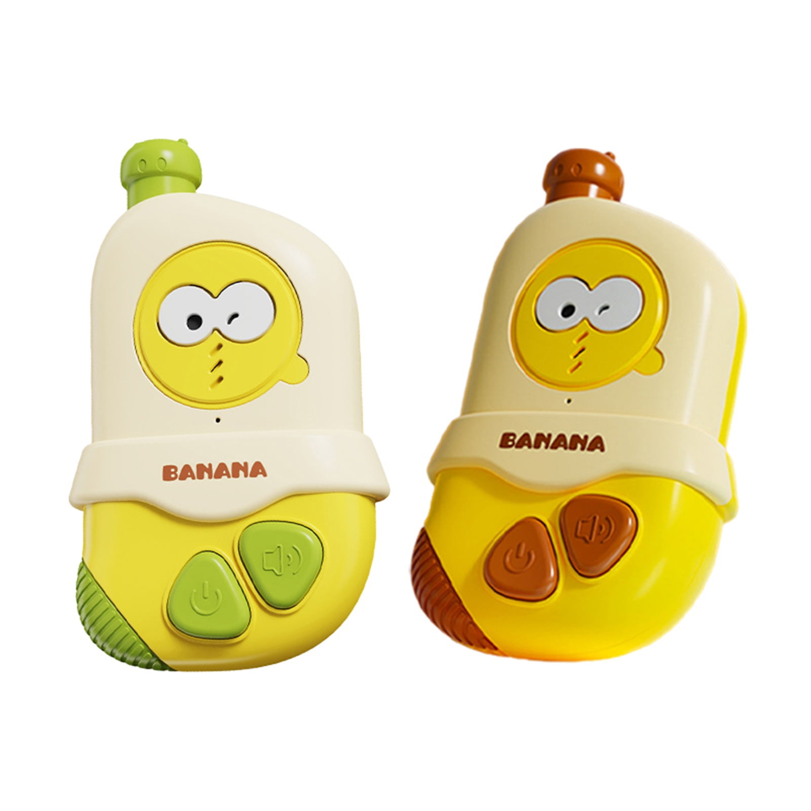 BAELLERT 1 Pair Kids Cartoon Banana Intercom 300M Long Range Boys Girls ...