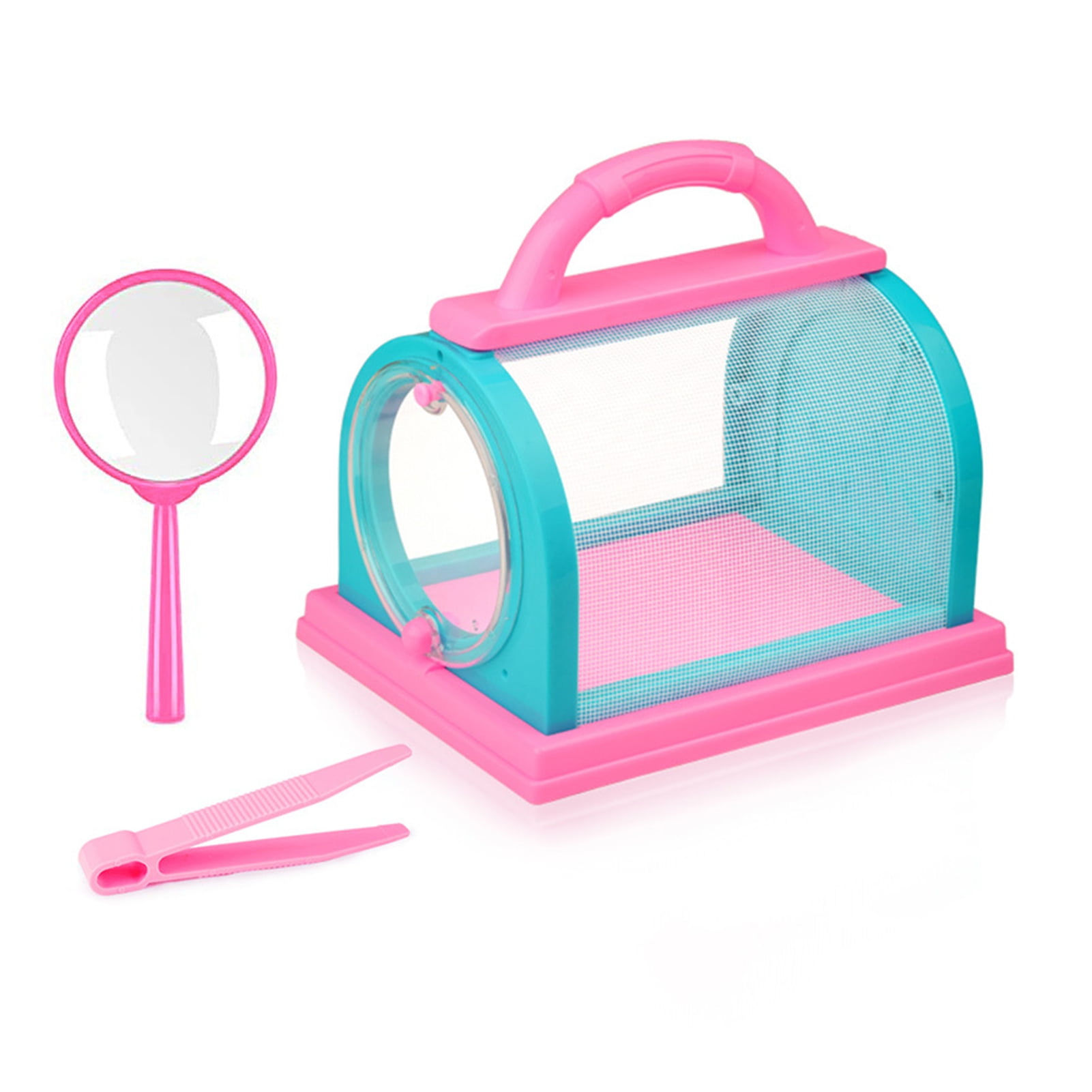 BAELLERT 1 Set Critter Viewer Box with Tweezers Magnifying Glass ...