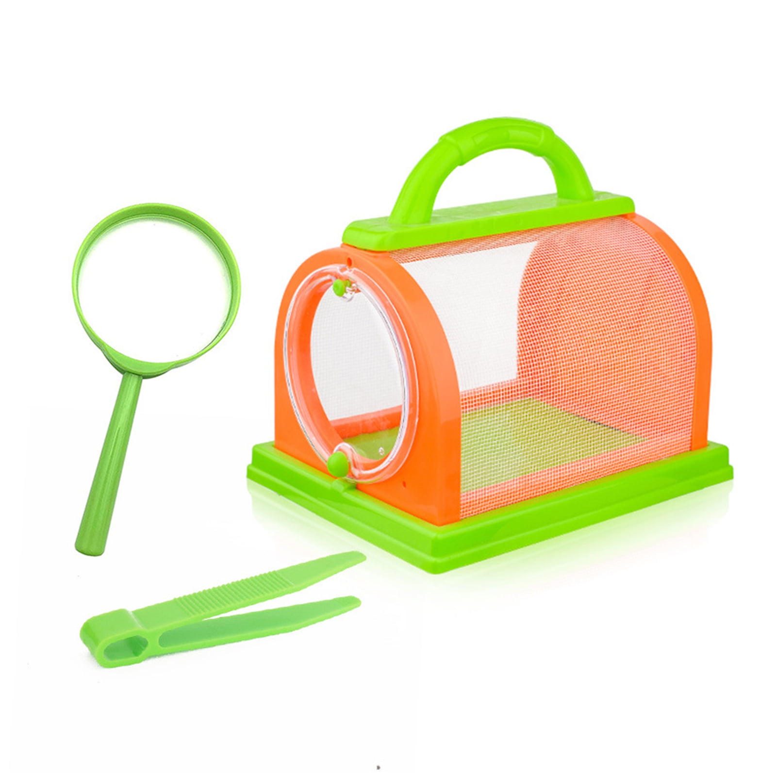 BAELLERT 1 Set Critter Viewer Box with Tweezers Magnifying Glass ...