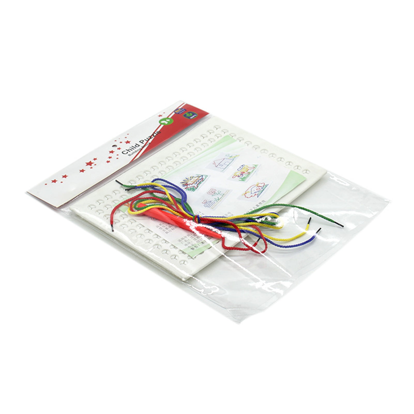 BAELLERT 1 Set Kids Educational Threading Board Fine Motor Skills Focus ...