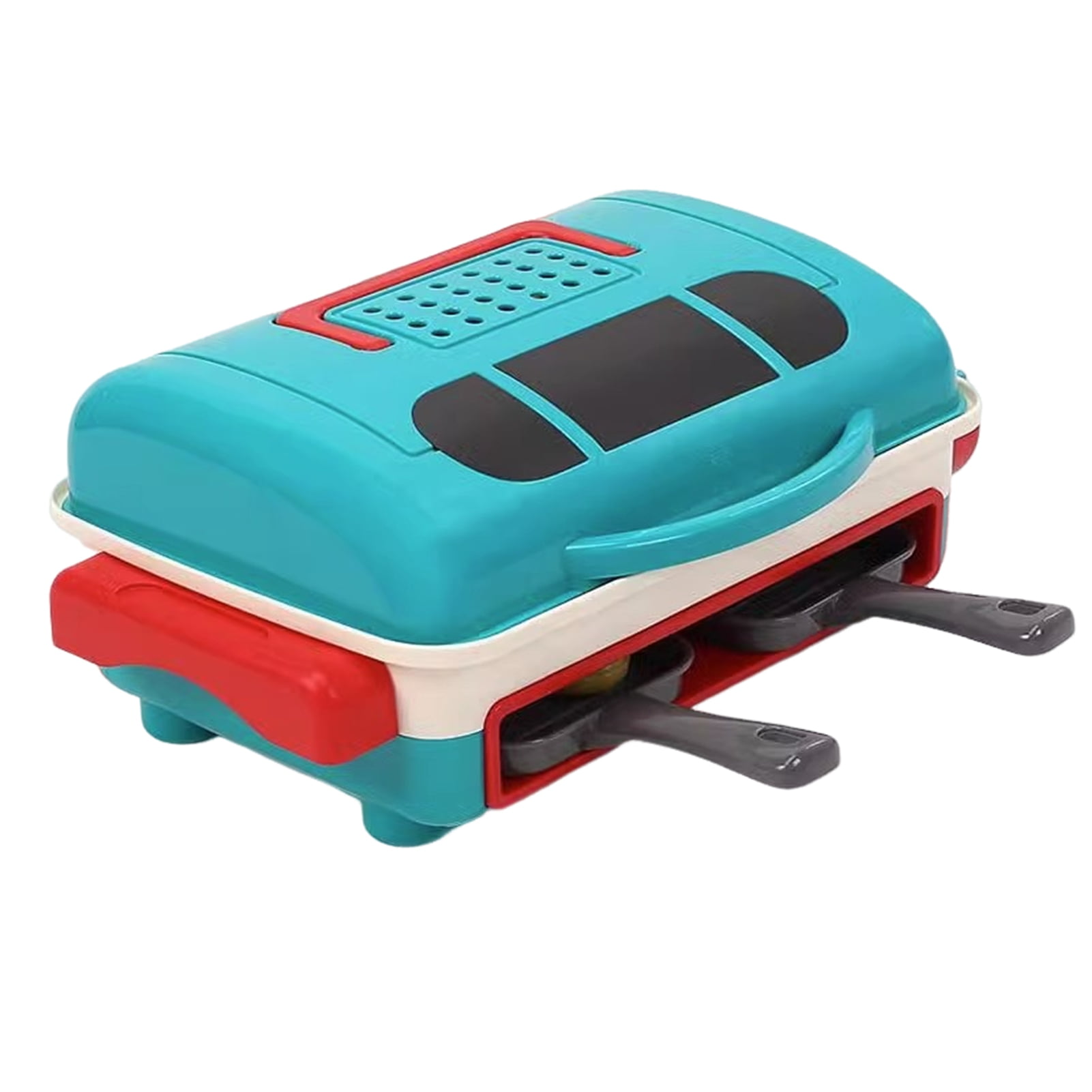 BAELLERT 1 Set Kids Electric Simulation 2-Layer BBQ Grill Pretend Play ...