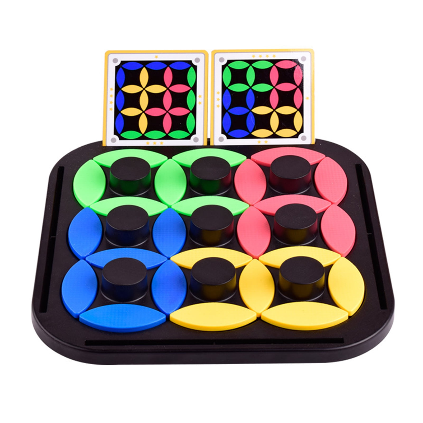 BAELLERT 1 Set Kids Leaf Chess Board Game with Cards Logic Training ...