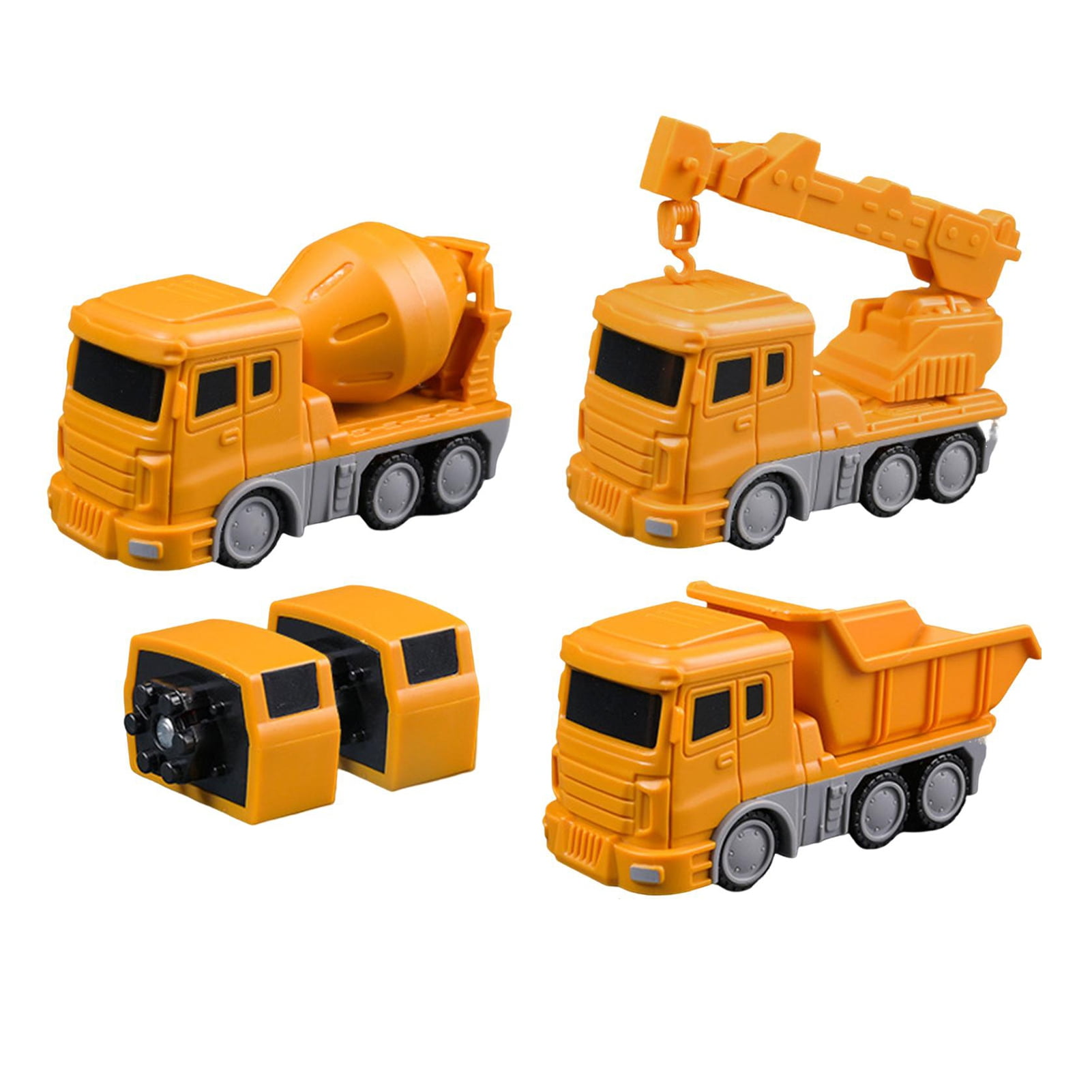 BAELLERT 1 Set Kids Transforming Robot Car Toy Magnetic Modular ...