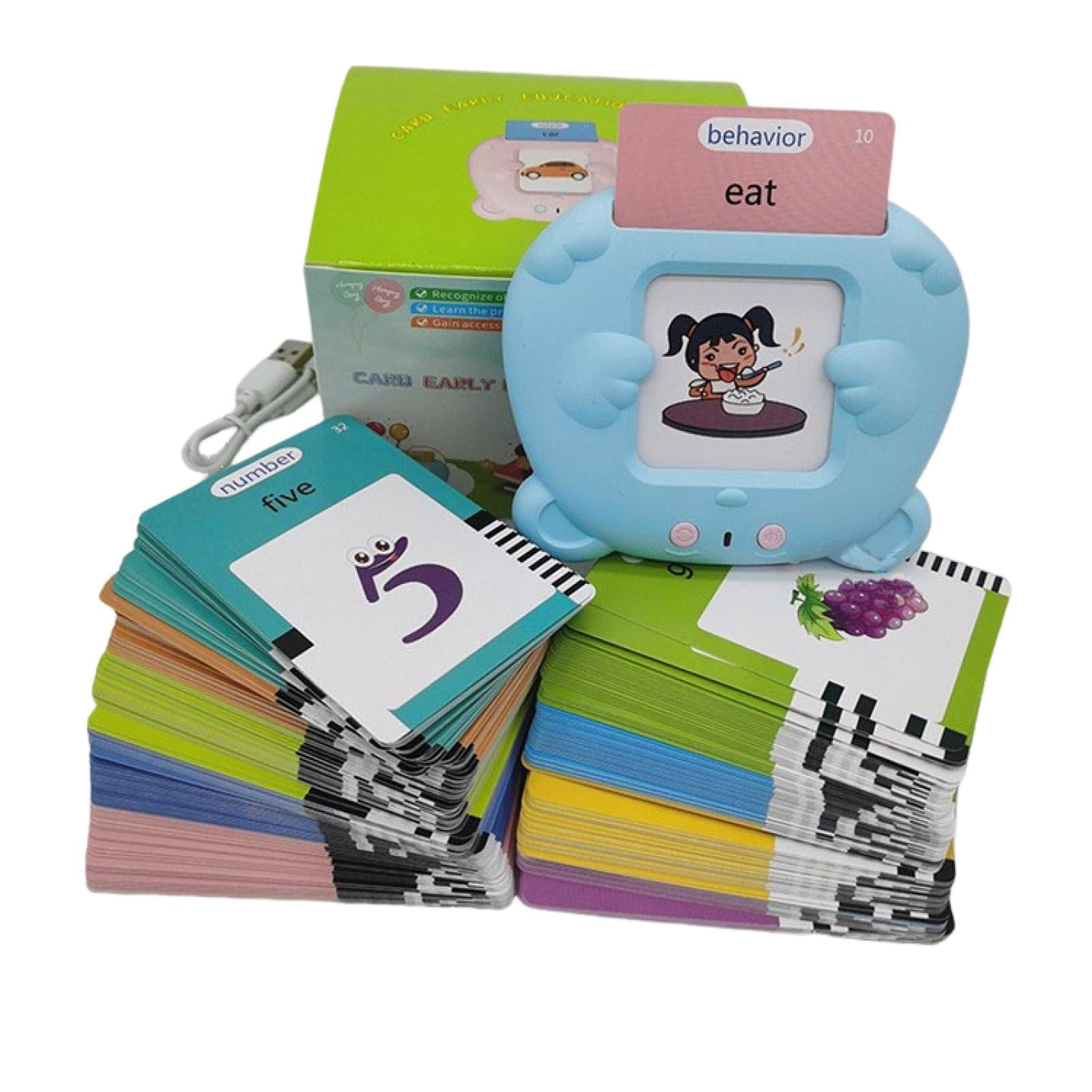 BAELLERT 1 Set Talking Flash Card Educational Toy Kids Early Education ...