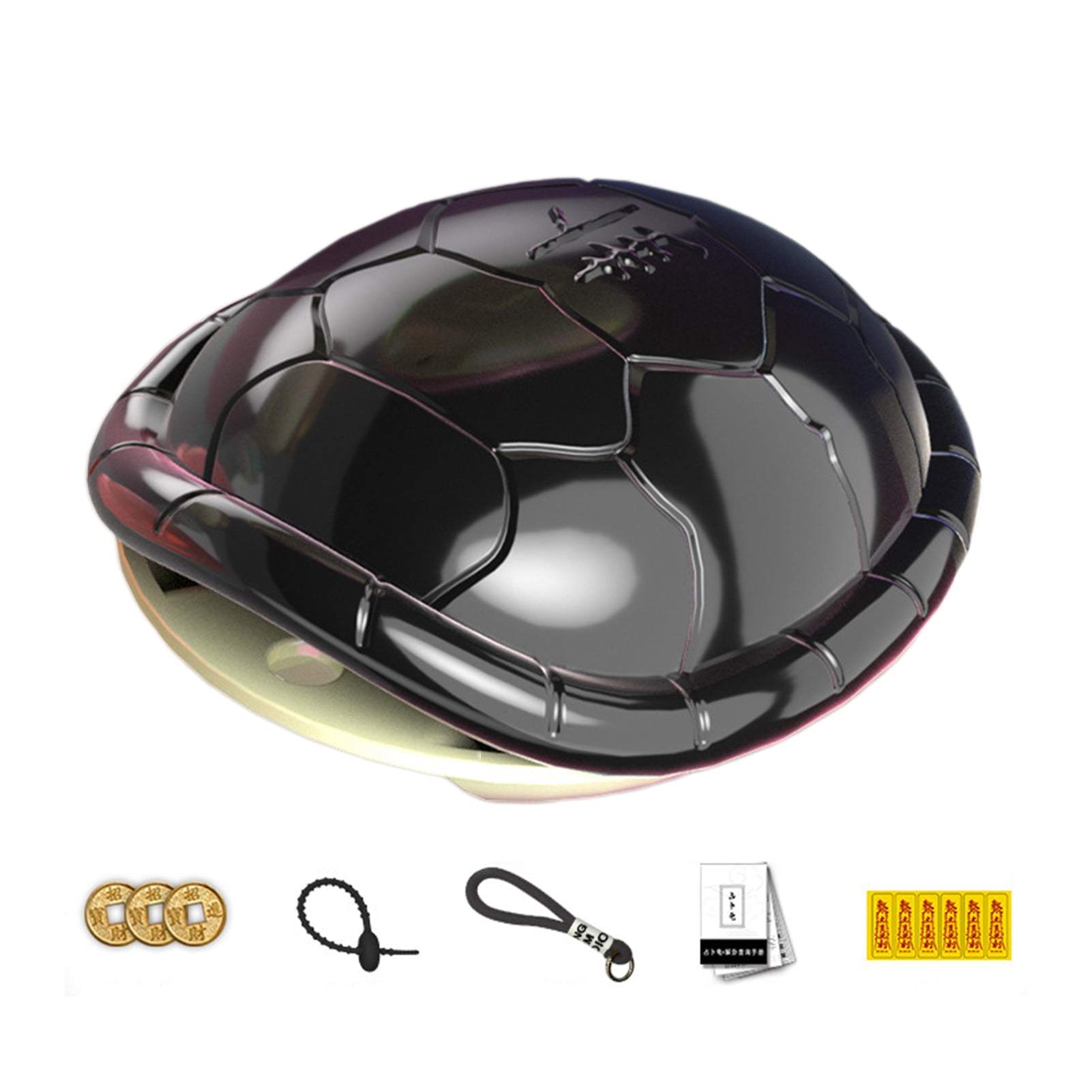 BAELLERT 1 Set Turtle Shell Decoration Copper Coin Divination Prop ...