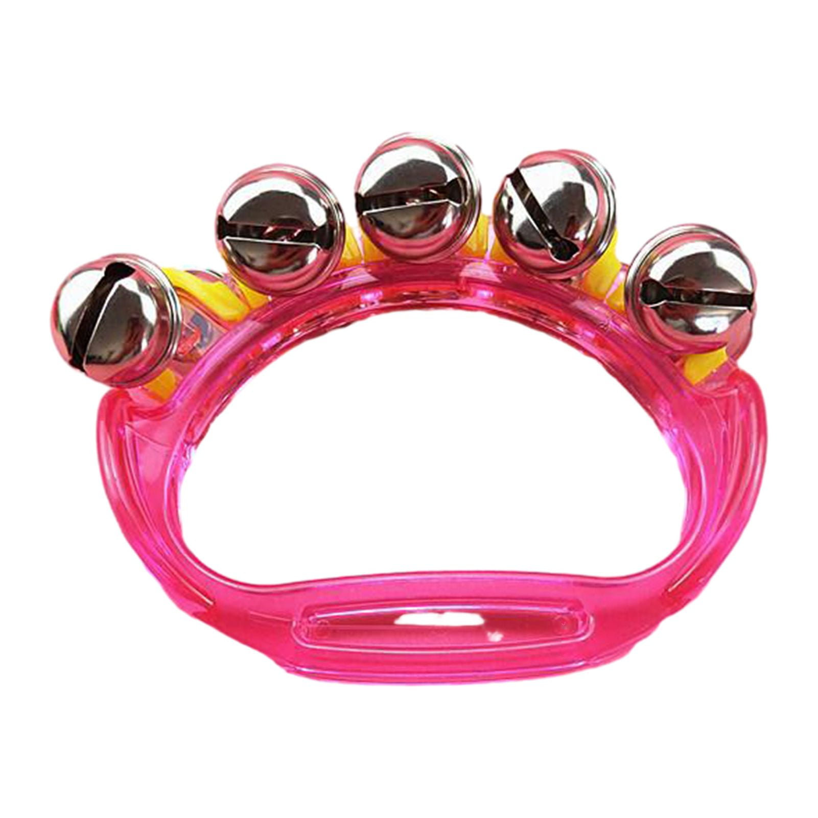 BAELLERT 10-Bell Musical Hand Rattle for Kids Transparent Plastic ...