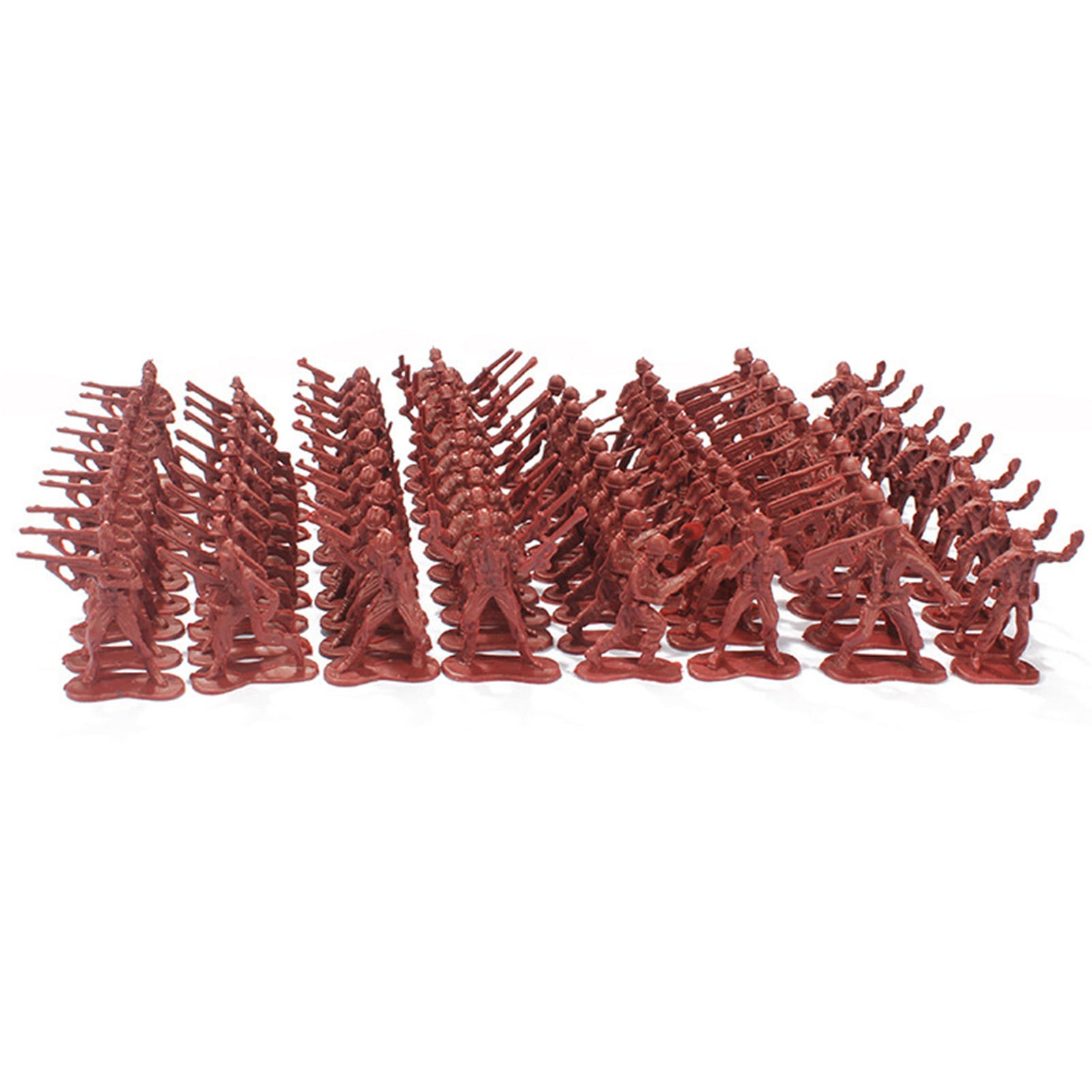 BAELLERT 100Pcs Soldier Model Army Men Toy Soldiers Playset for ...