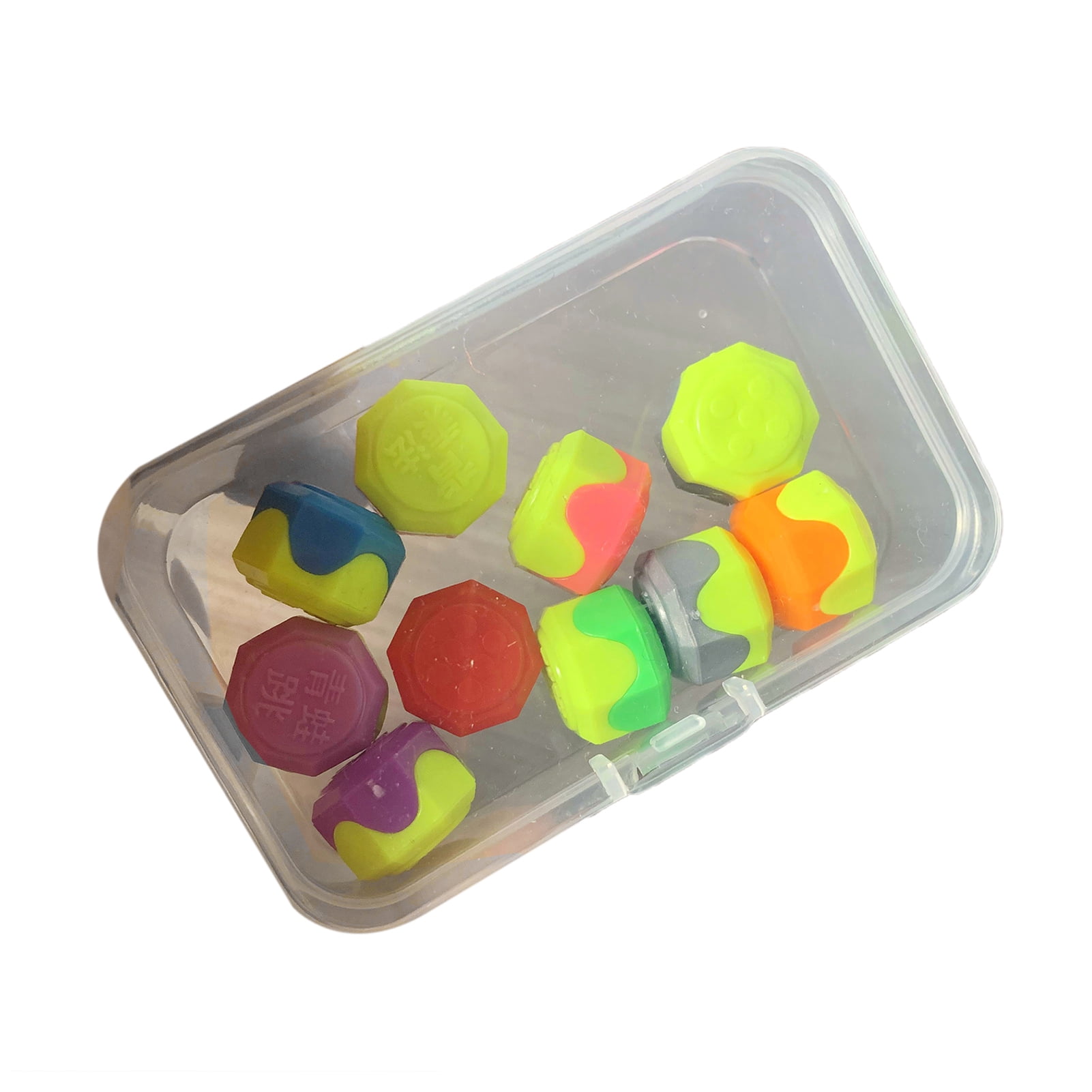 BAELLERT 10Pcs Nostalgic Stone Catching Game with Storage Box Hand-Eye ...