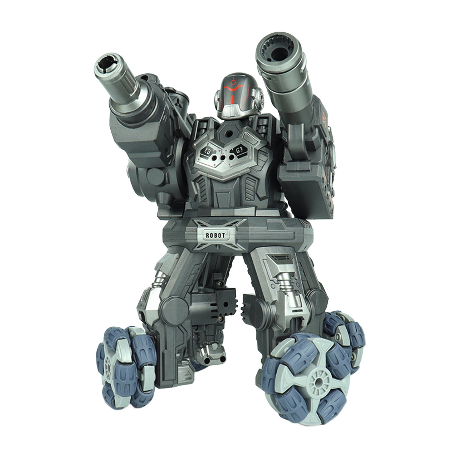 BAELLERT 2.4GHz Remote Control Robot Car with Music Light Water Bombs ...