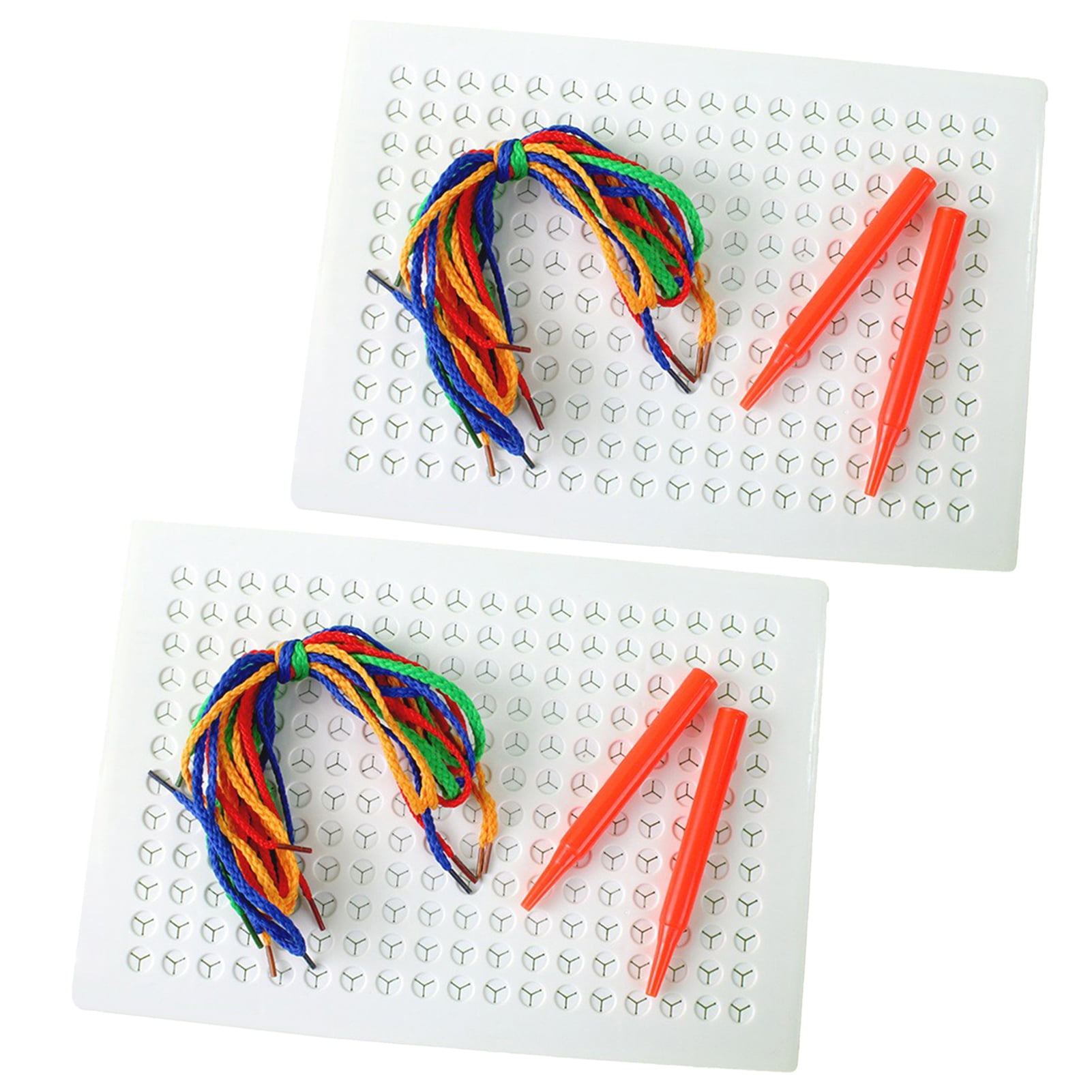 BAELLERT 2 Sets Kids Educational Threading Board Fine Motor Skills ...