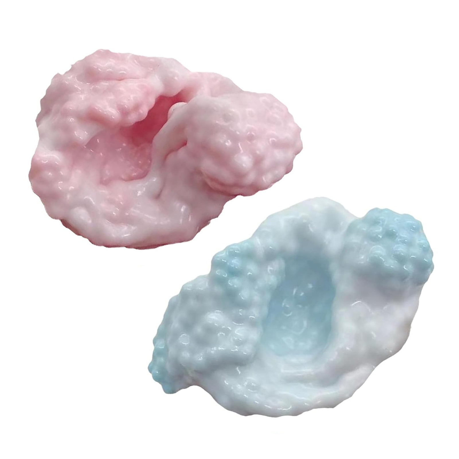 BAELLERT 2Pcs Grape Stress Ball Toy Sensory Squeeze Color Change Ball ...